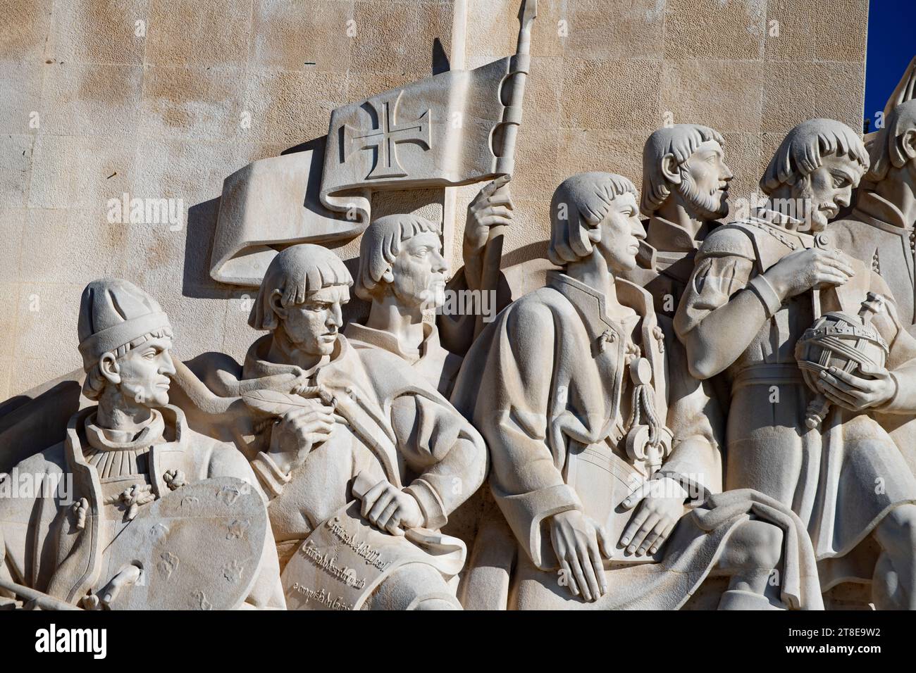 Discoveries Explorers Monument at Tagus Port Belem Lisbon Stock Photo ...
