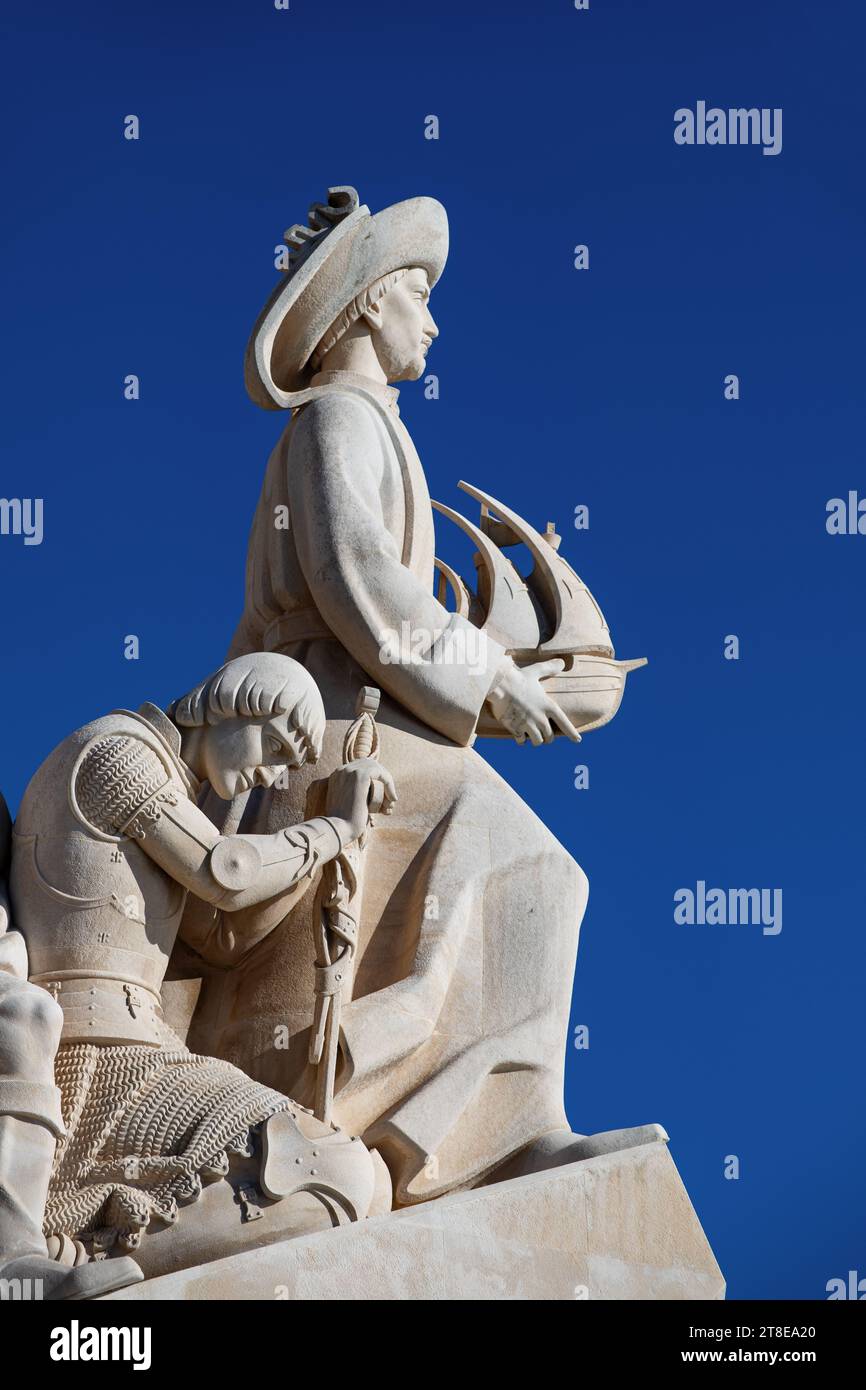 Discoveries Explorers Monument at Tagus Port Belem Lisbon Stock Photo ...