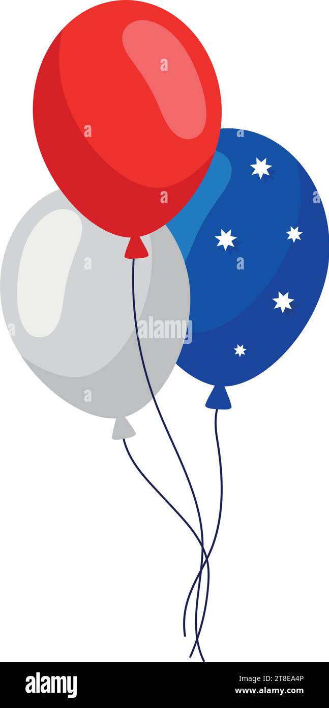 australia day balloons Stock Vector Image & Art - Alamy