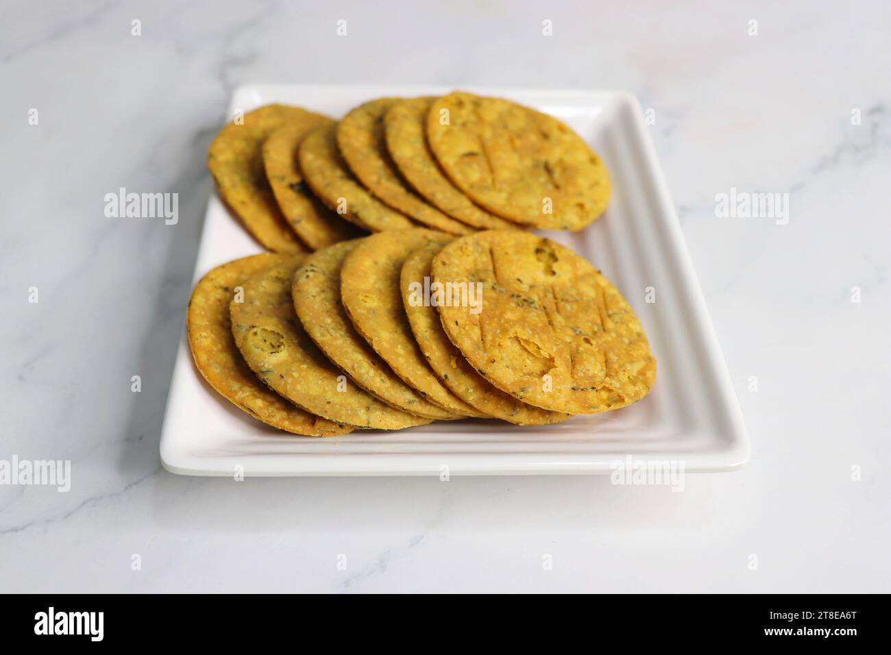 Crispy and crunchy methi mathri is a popular tea time snack in north ...
