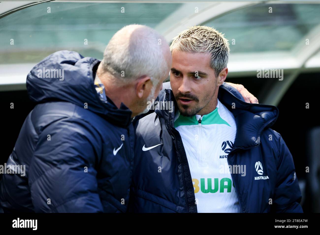 MELBOURNE, AUSTRALIA - NOVEMBER 16: Graham Arnold, head coach of ...