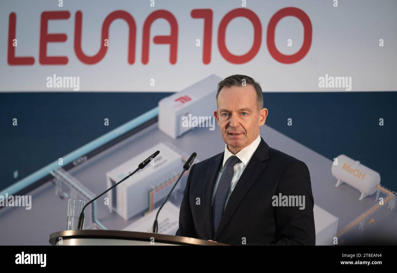 Leuna, Germany. 20th Nov, 2023. Volker Wissing (FDP), Federal Minister ...