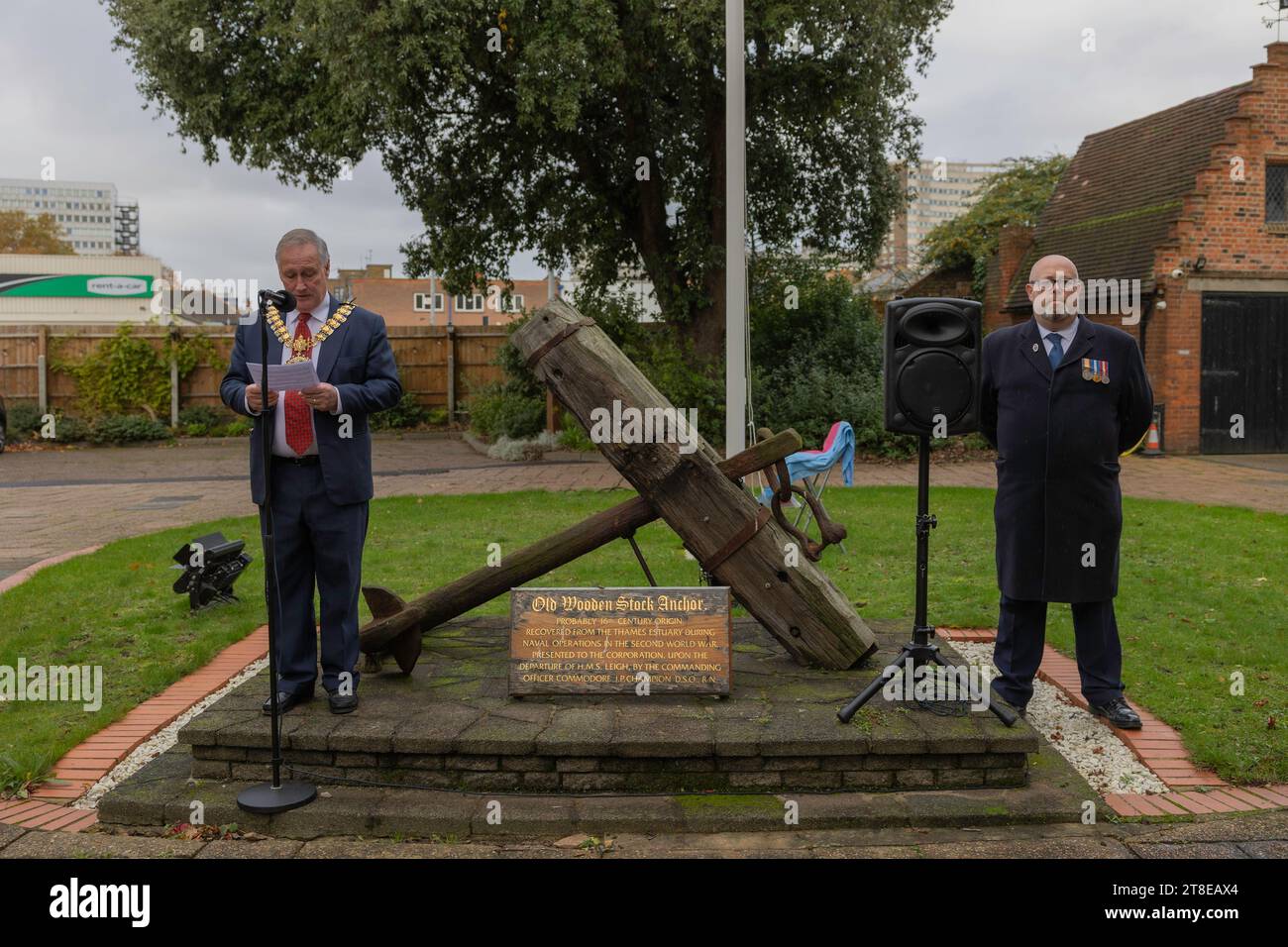 Southend on Sea, UK. 20th Nov, 2023. The Mayor of Southend, Councillor ...