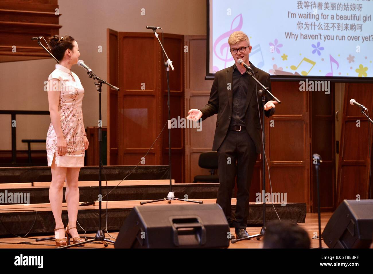Adelaide, Australia. 18th Nov, 2023. Participants compete during the ...