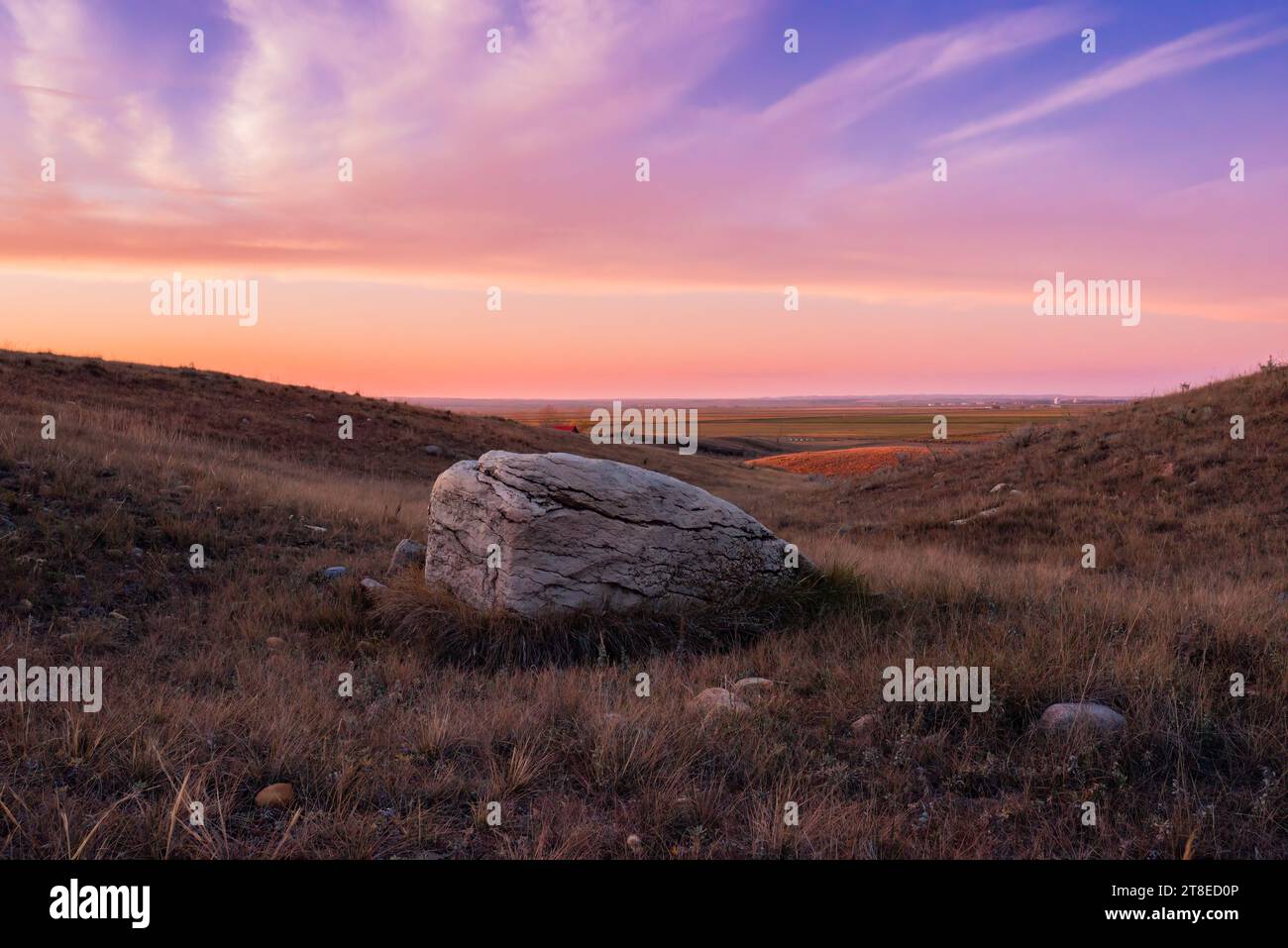 Evening in Grasslands National Park Stock Photo - Alamy