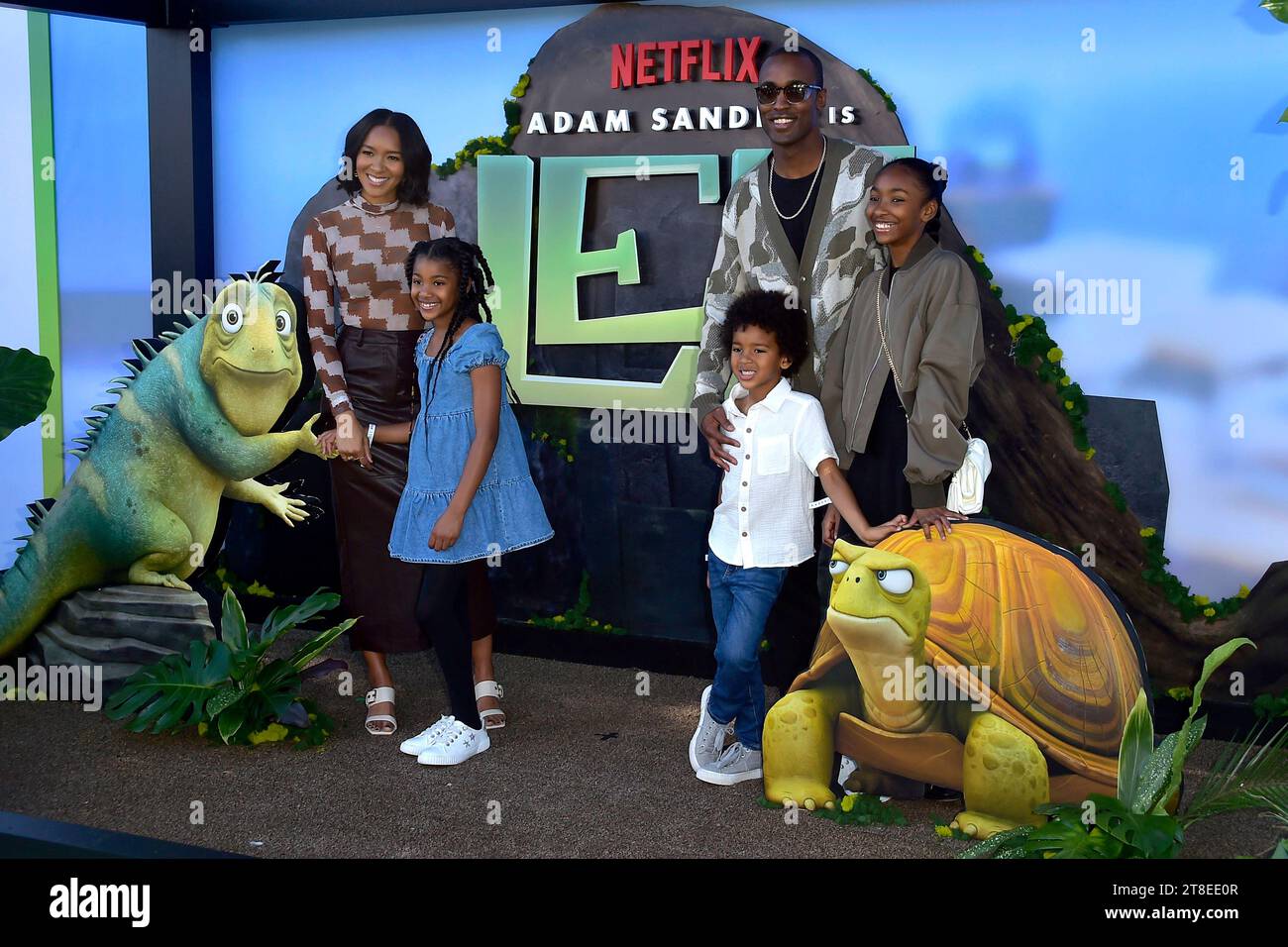 Lizzy Mathis und Isa Rahman mit Familie bei der Premiere des Netflix ...
