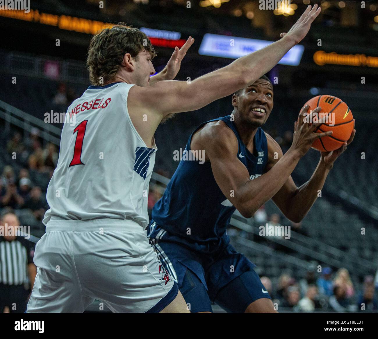 November 19 2023 Las Vegas, NV U.S.A. Xavier forward Abou Ousmane (24 ...