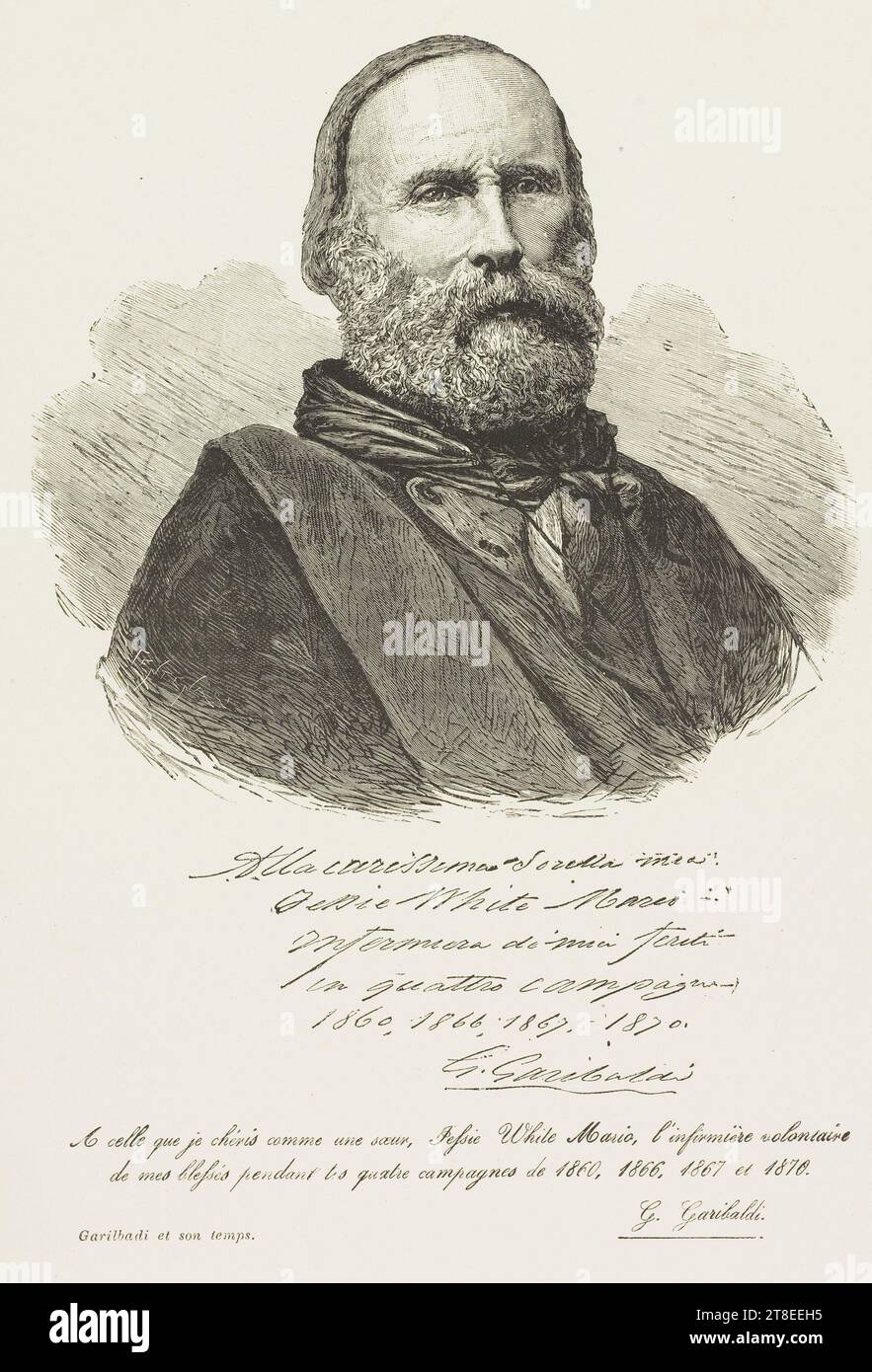 [CENTE...GRI]. Alla carissima Sorella miai Jessie White Maria ...