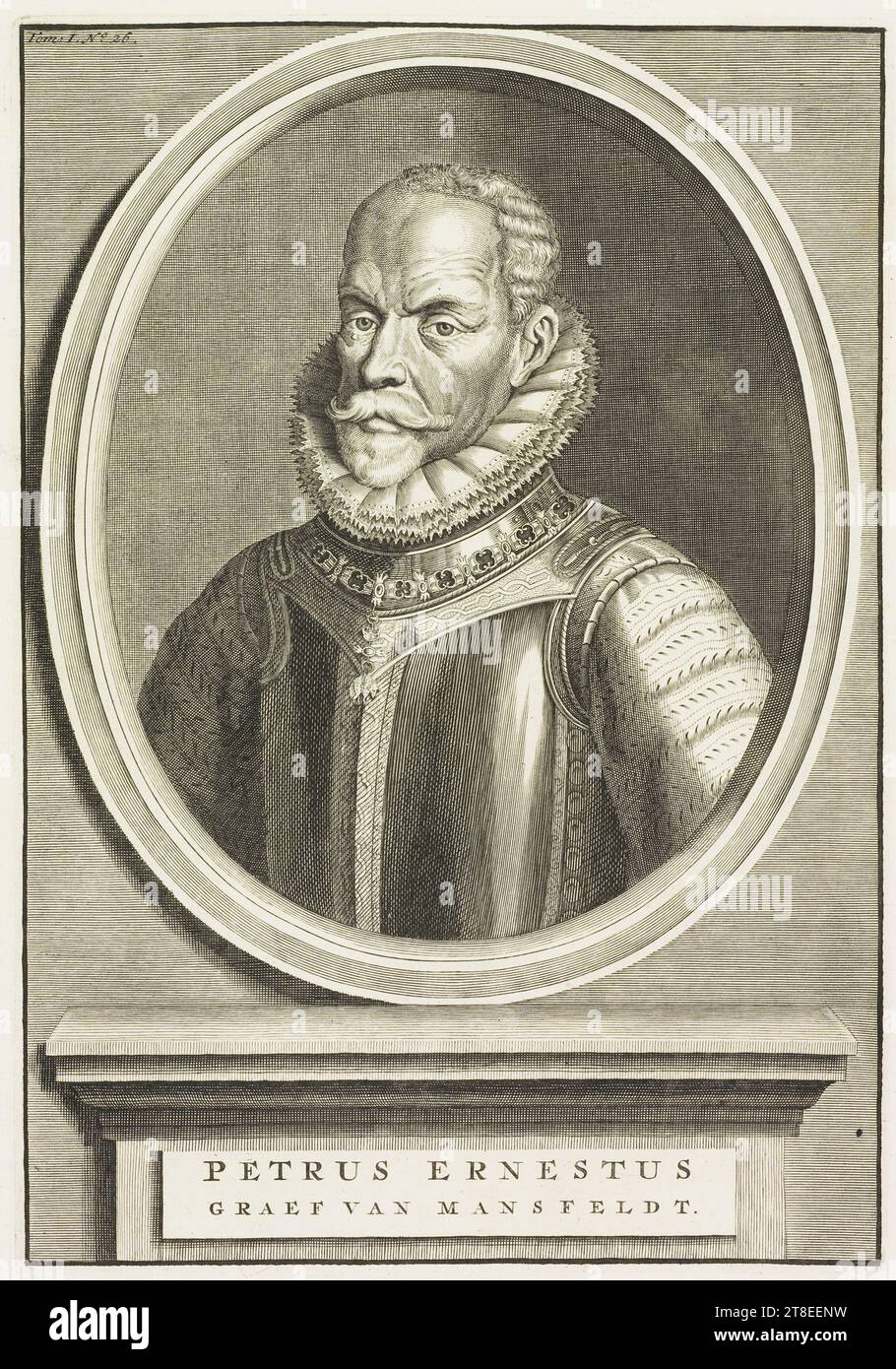 Tom: I. No. 26. PETRUS ERNESTUS COUNT OF MANSFELDT Stock Photo - Alamy