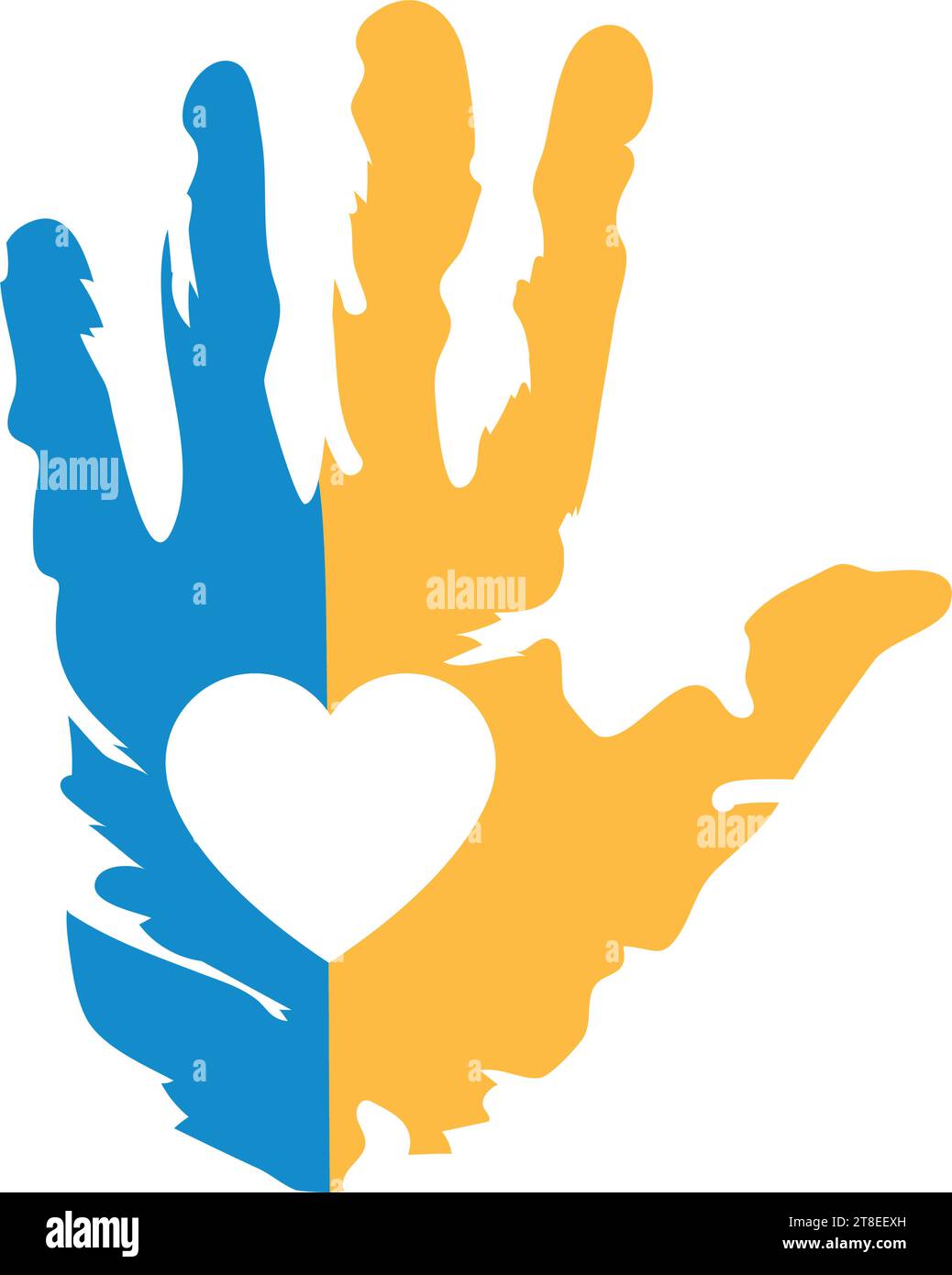 down syndrome paint hand Stock Vector Image & Art - Alamy