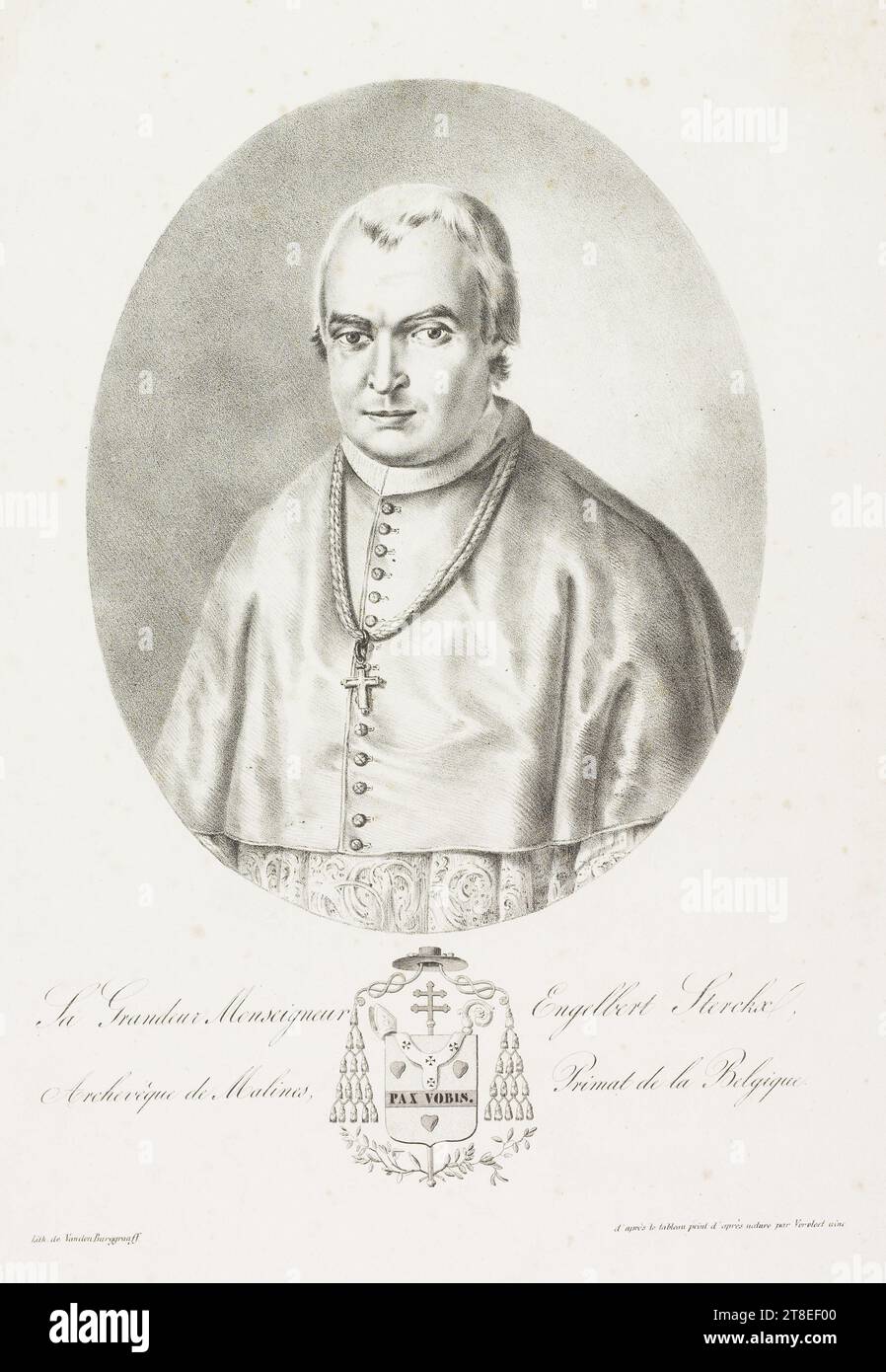 La Grandeur Monseigneur Engelbert Sterckx, Archbishop of Malines ...