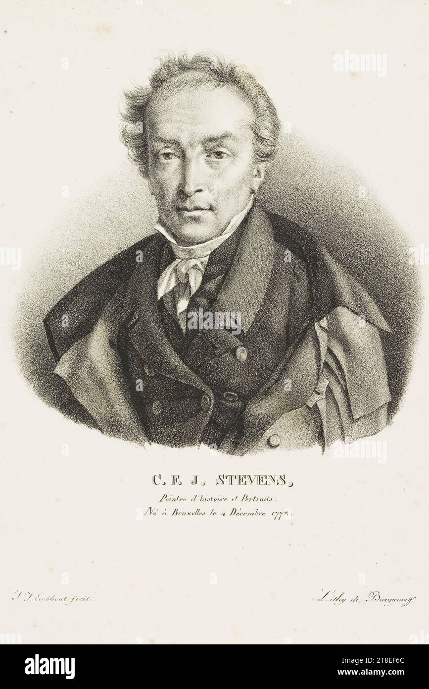 C.F.J. STEVENS, Painter of history and portraits. Born in Brussels on ...