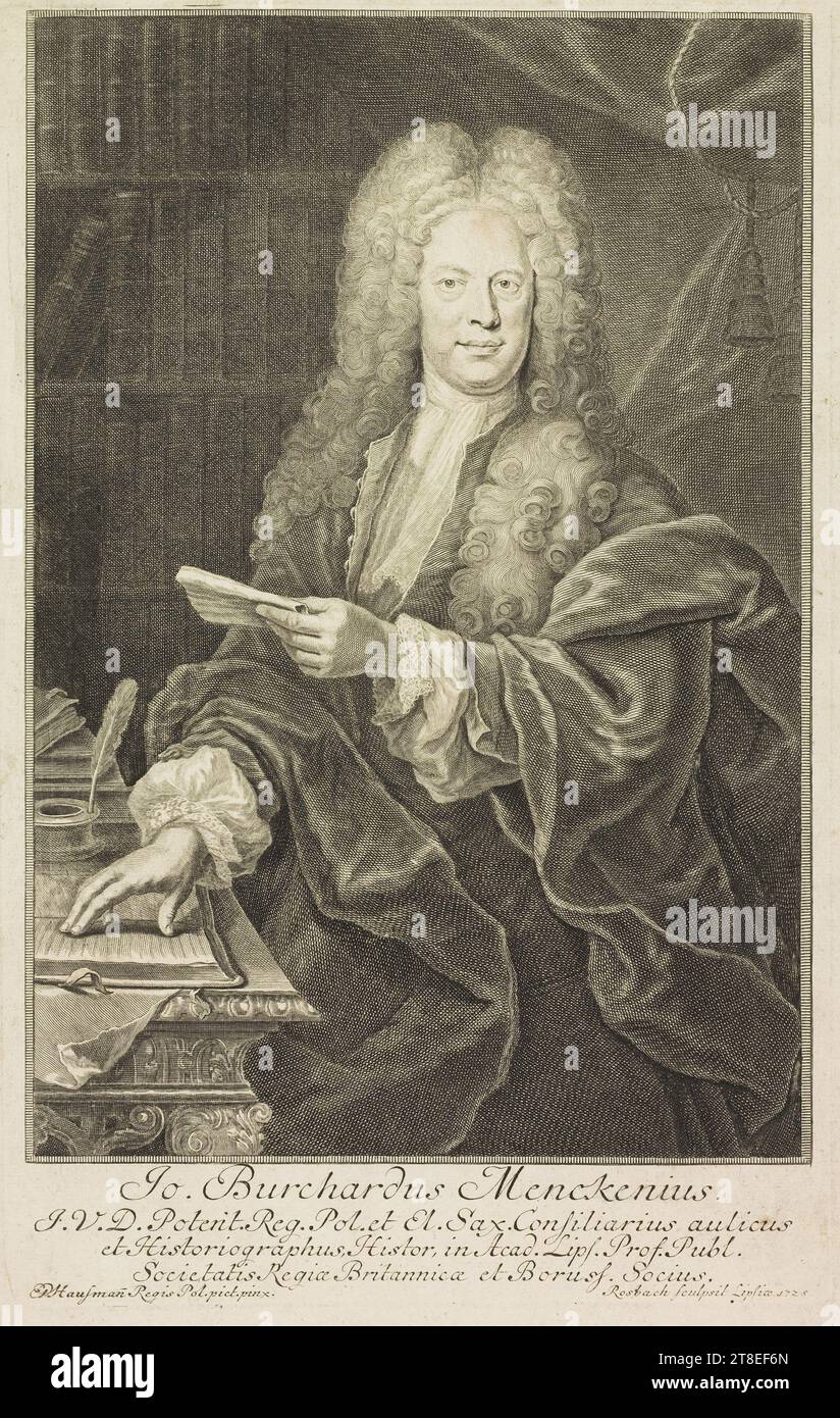Jo. Burchardus Menckenius. J.V.D.Potent.Reg.Pol.et El.Sax.Consiliarius ...