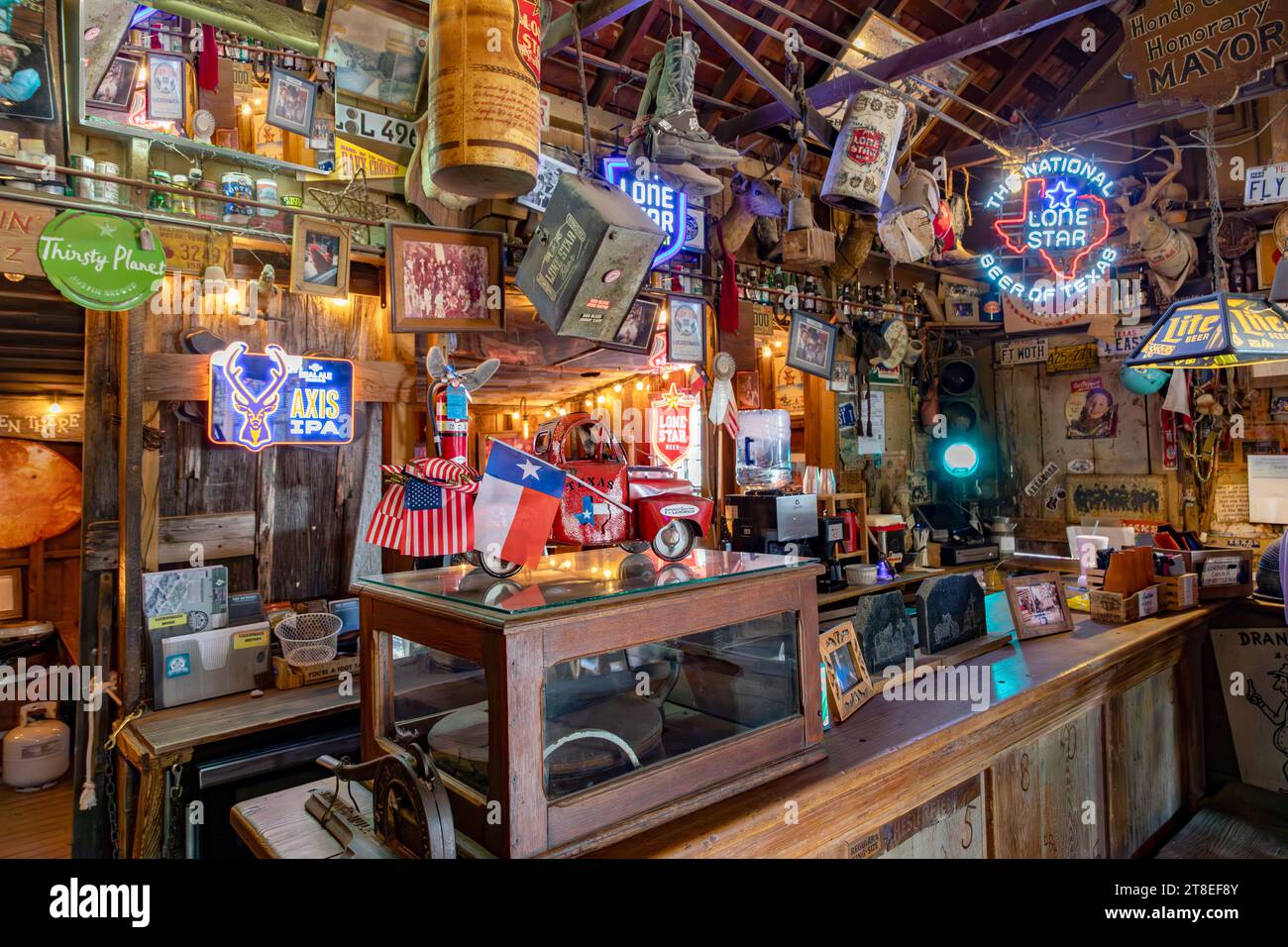 Luckenbach, USA - November 2, 2023: old general store -warehouse - in ...