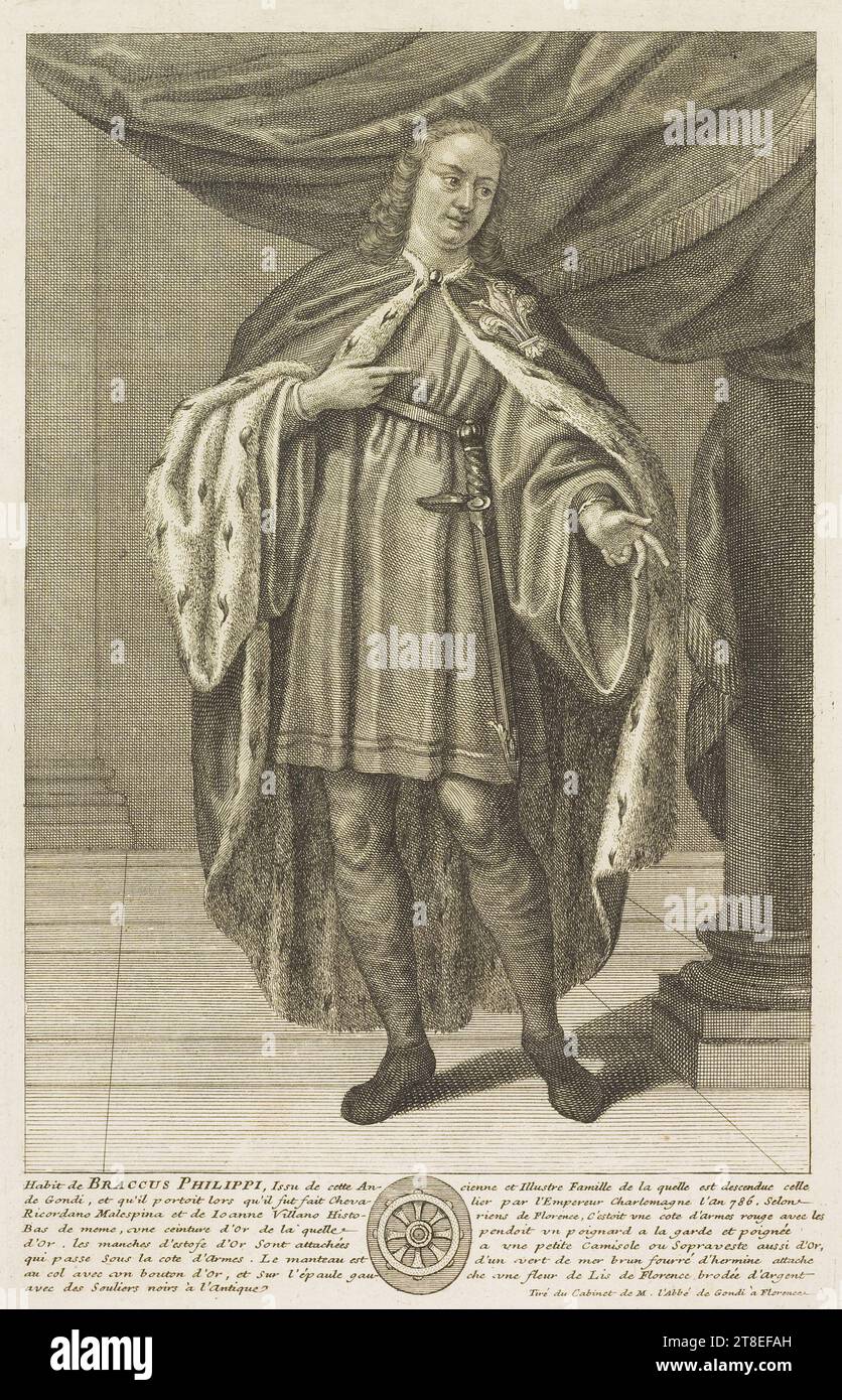 habit of BRACCUS PHILIPPE, Issu of this Ancient and Illustrious Faimme ...