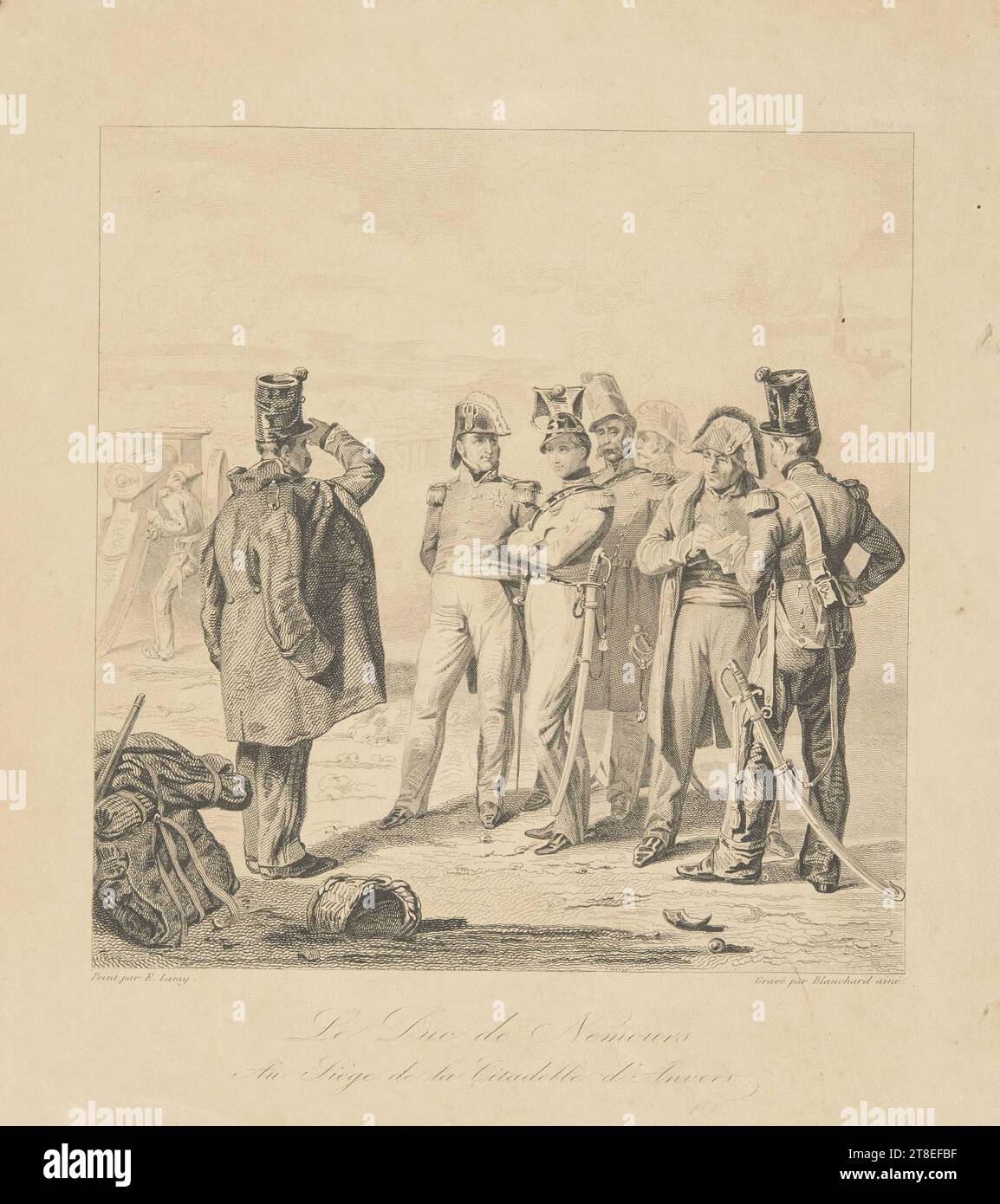 The Duke of Nemours takes part in the siege of the citadel of Antwerp ...