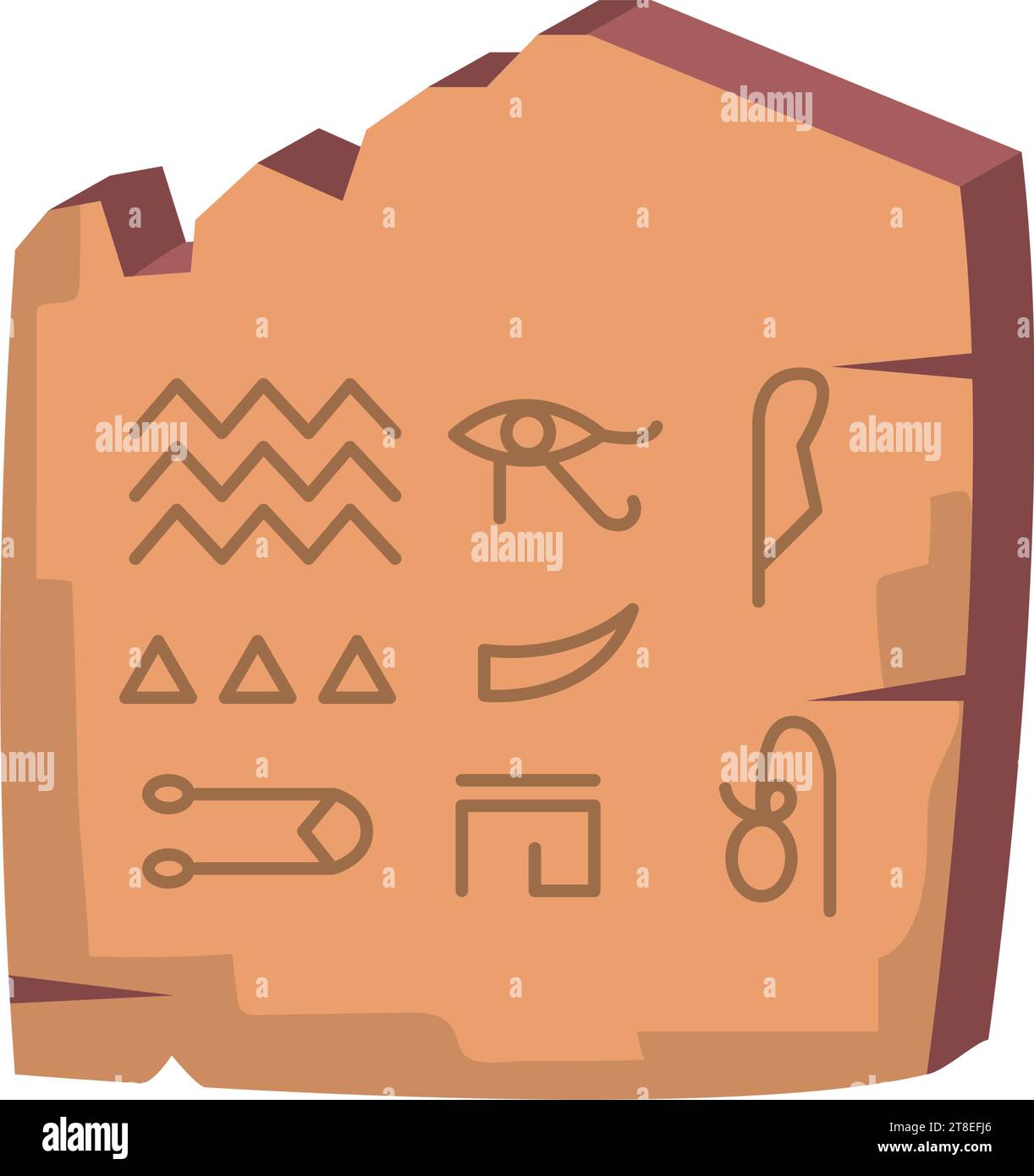 Ancient egyptian hieroglyphics text Cut Out Stock Images & Pictures - Alamy