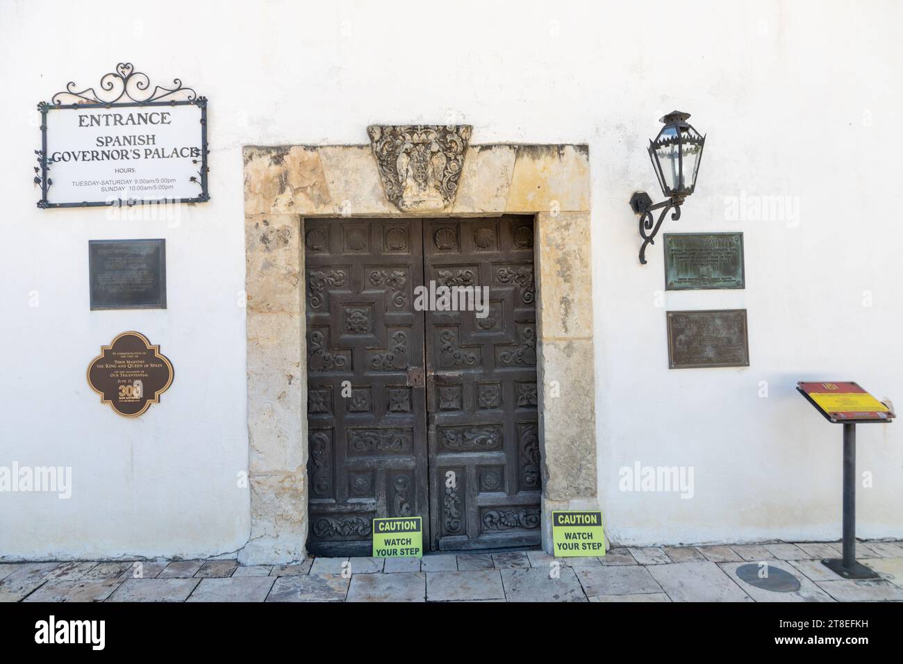 San antonio spanish governor’s palace hi-res stock photography and ...