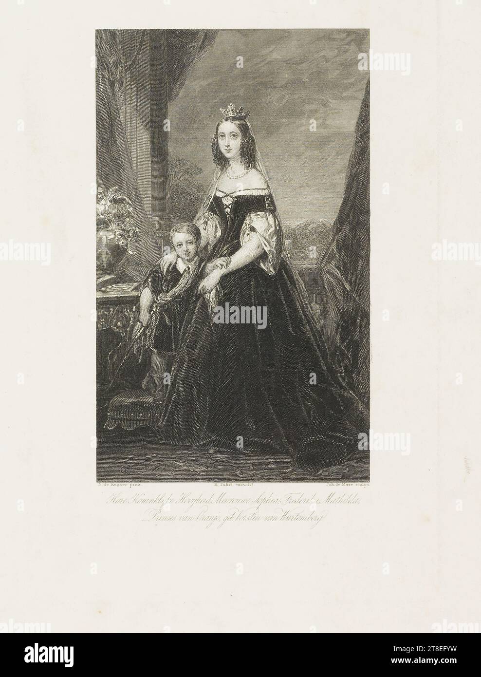 Royal highness lady sophia frederika mathilda hi-res stock photography ...