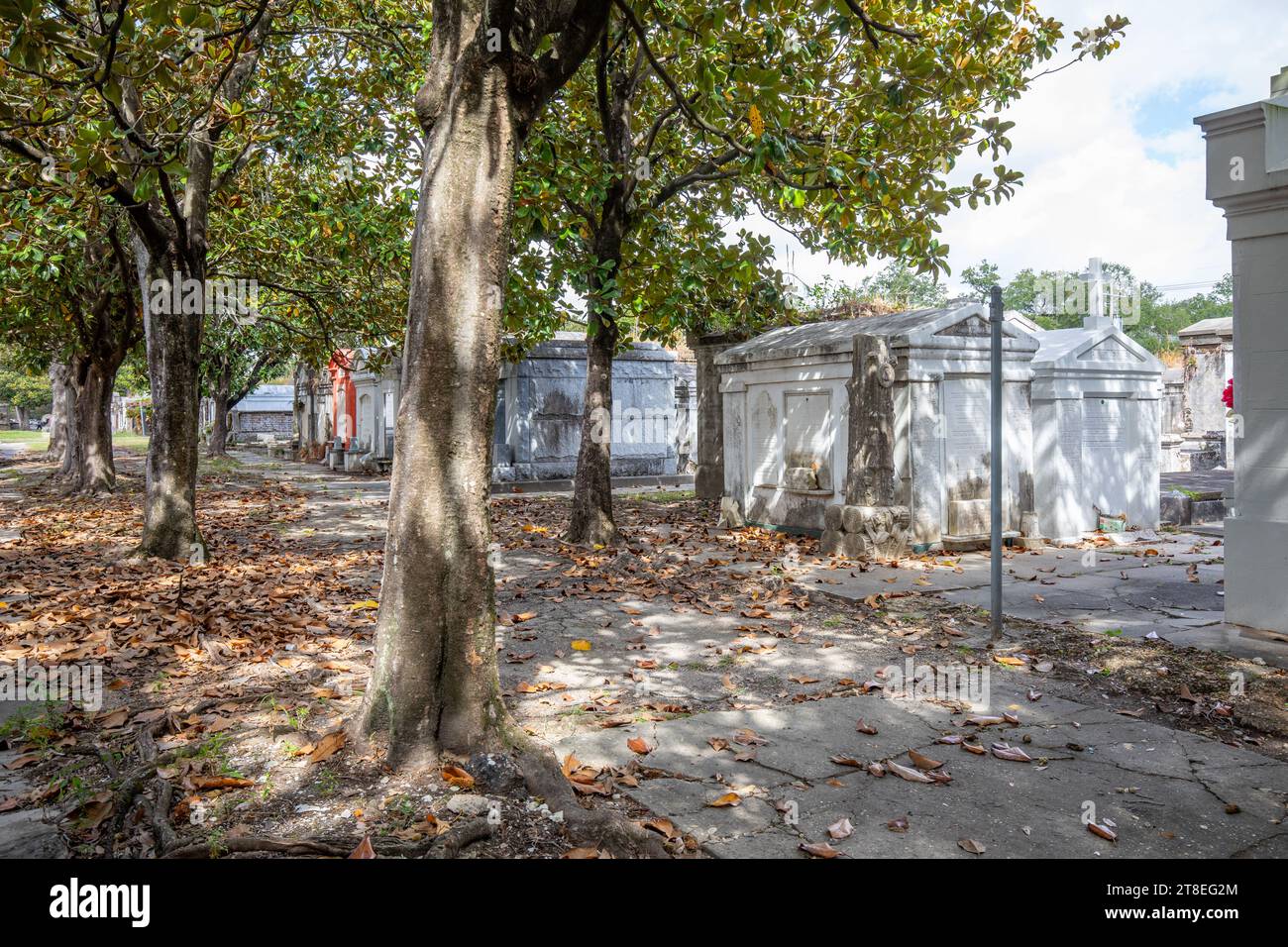 New Orleans; USA - October 25, 2023: Grave site at the Saint Louis ...