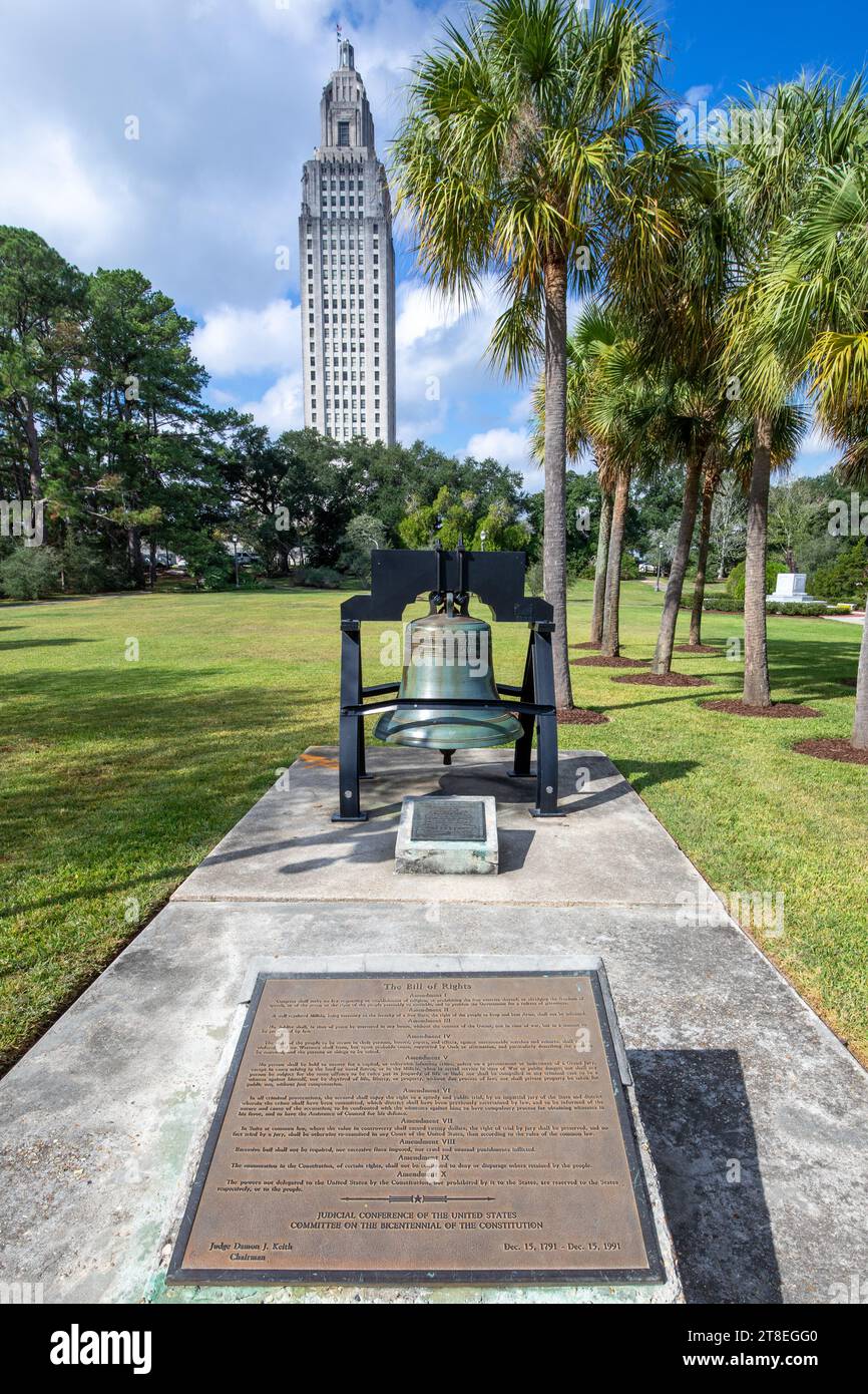 Baton Rouge, USA - October 24, 2023: memorial at Lousiana Veterans ...
