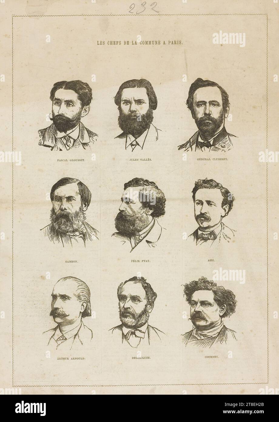 acter side printed. THE LEADERS OF THE COMMUNE IN PARIS. PASCAL ...
