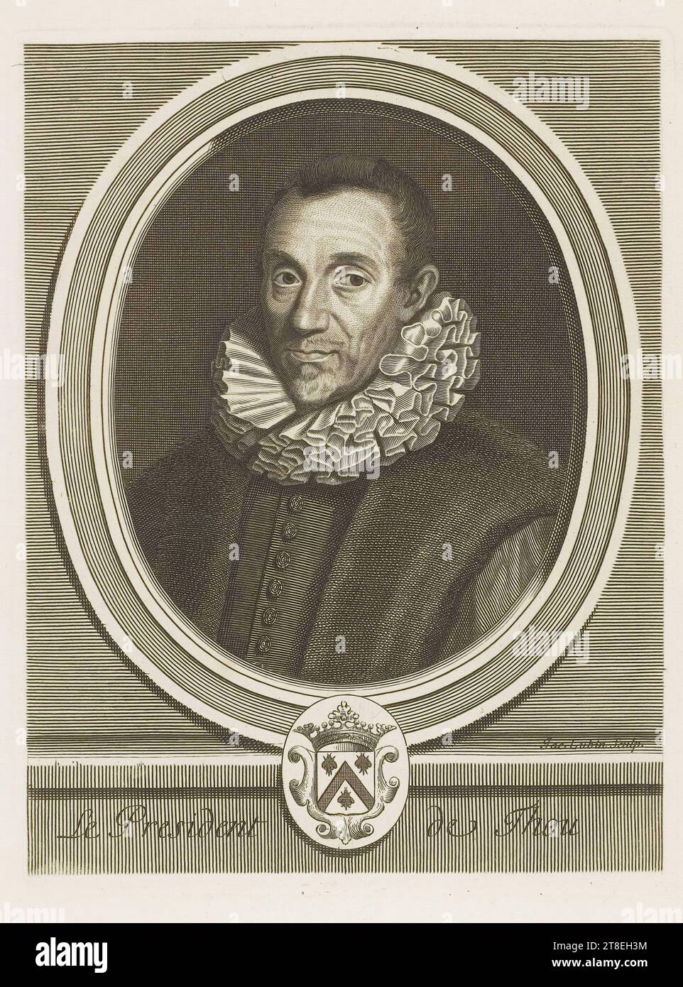 Jac. Ludin Sculp. President de Thou Stock Photo - Alamy