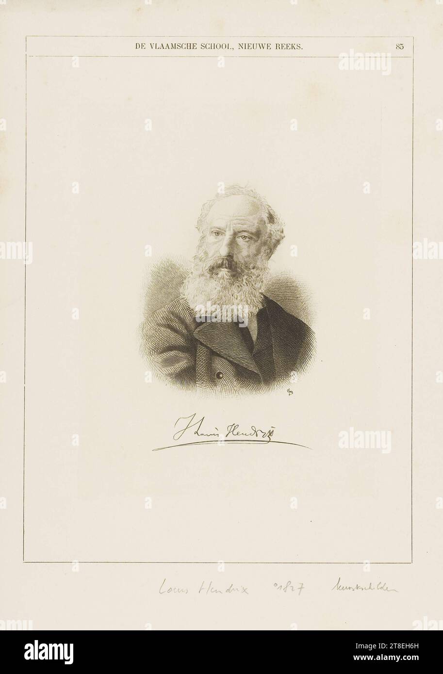 AS monogram. Louis Hendrix [signature]. THE FLEMISH SCHOOL, NEW SERIES ...