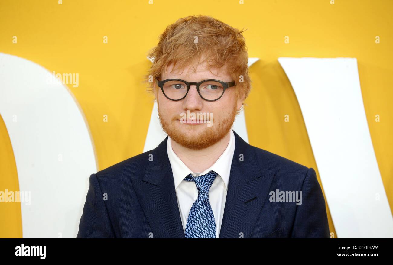 Ed Sheeran attends the UK Premiere of "Yesterday" at Odeon Luxe ...