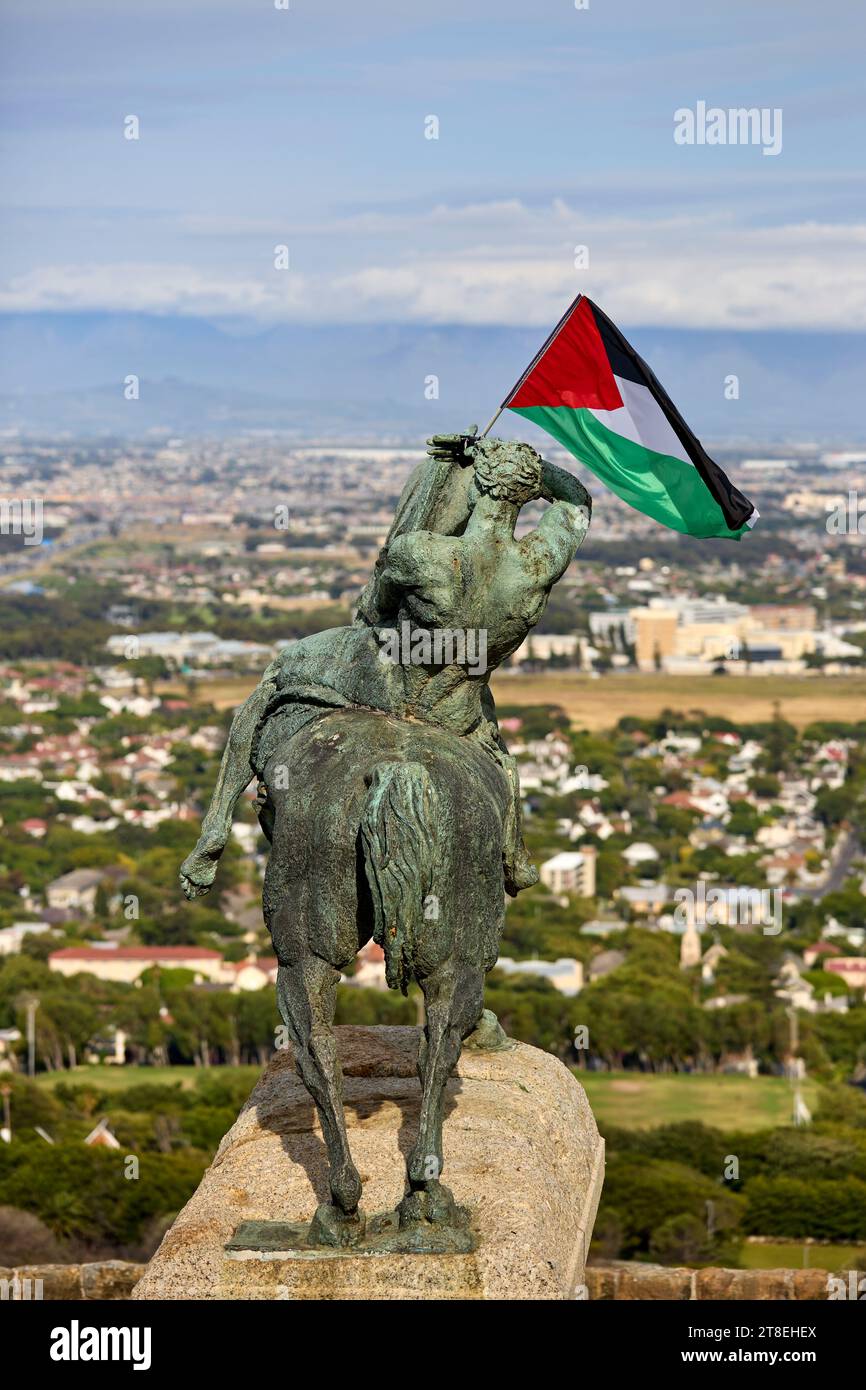 Cape Town, South Africa. 19th Nov, 2023. Palestinian Flag blowing in ...