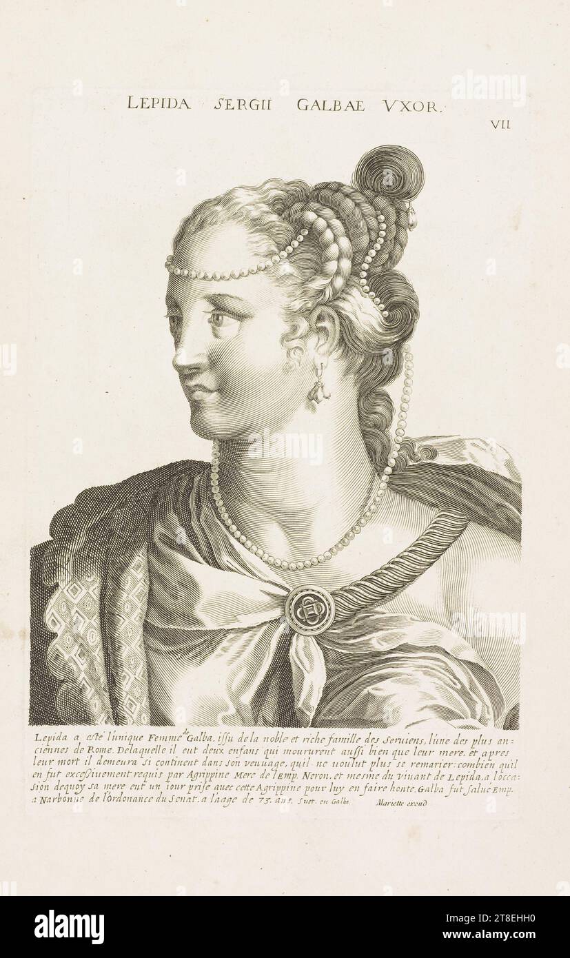 LEPIDA SERGII GALBAE VXOR VII. Lepida was the only Woman of Galba ...