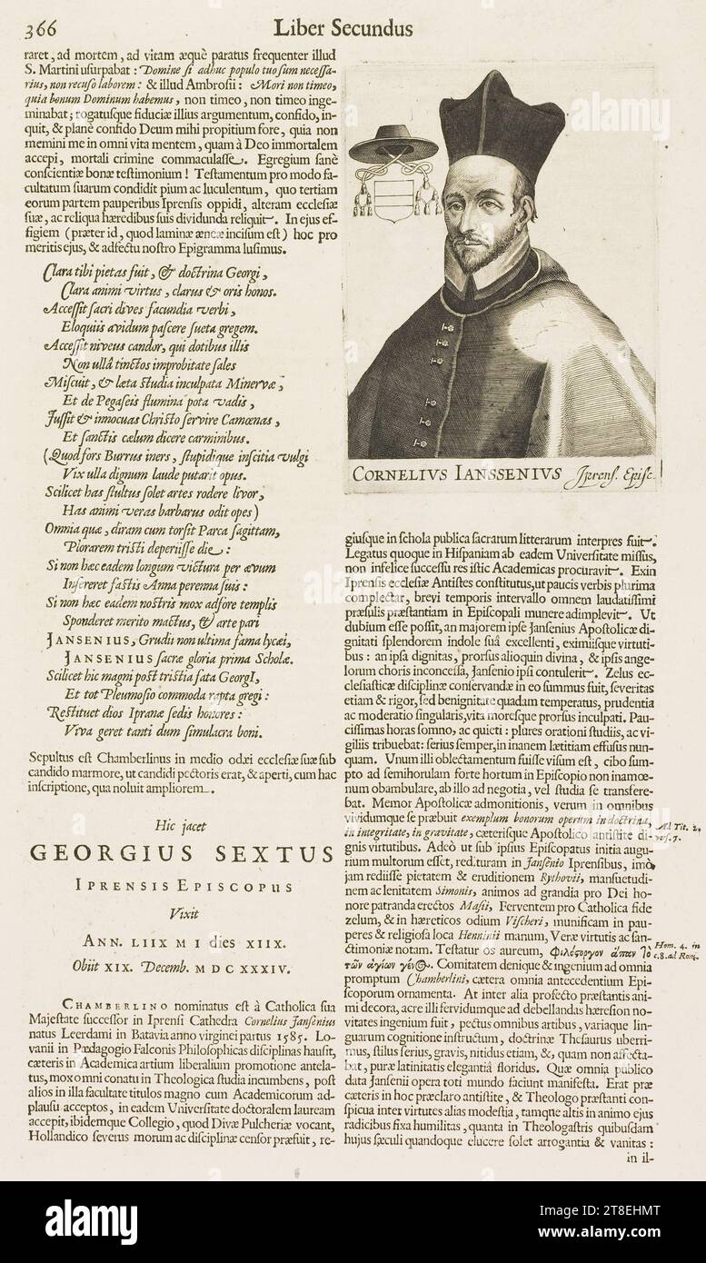 album illustration: Rerum Iprensium. CORNELIVS JANSSENIVS Iprens. Episc ...