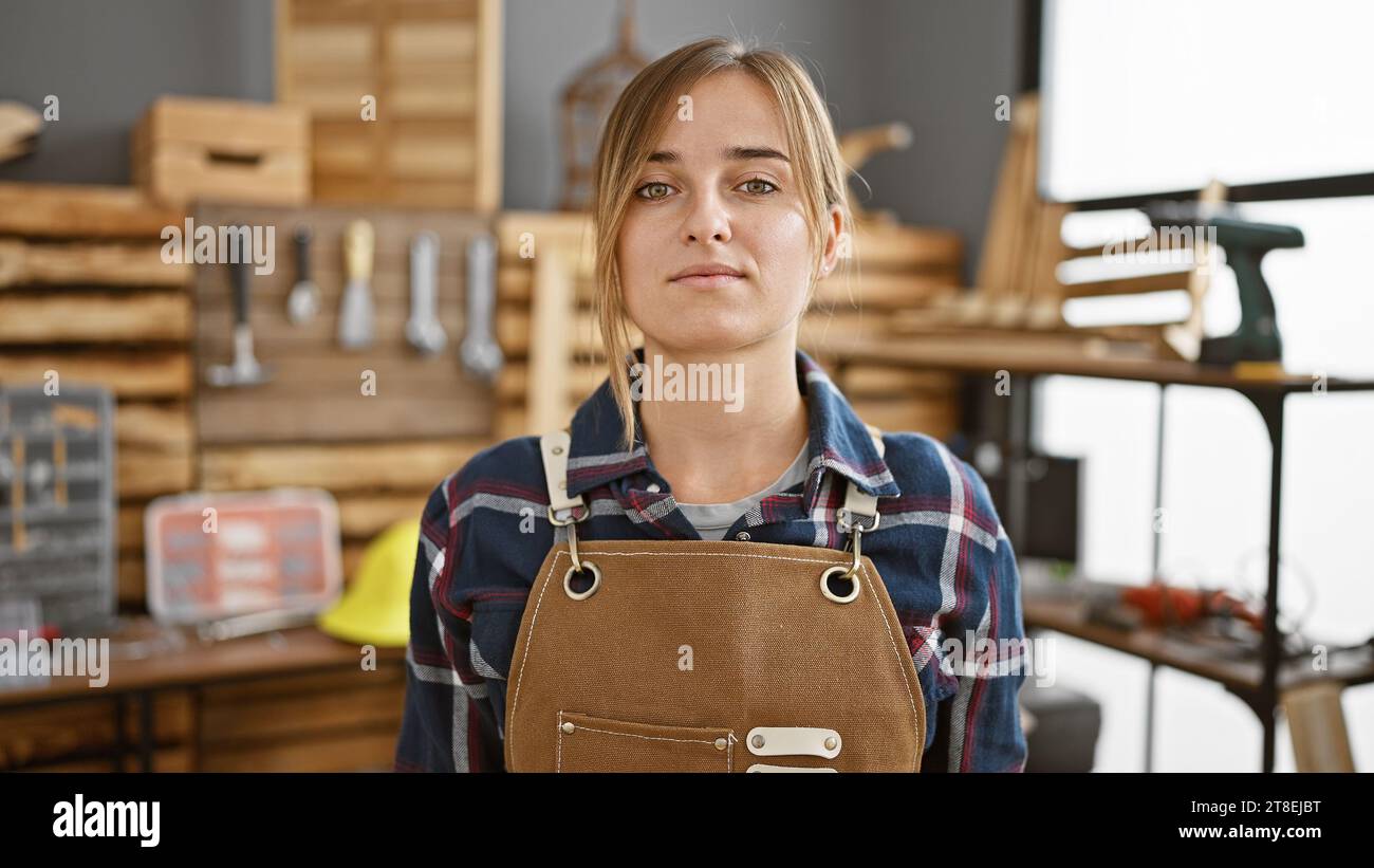 Serious caucasian builder stands hi-res stock photography and images ...