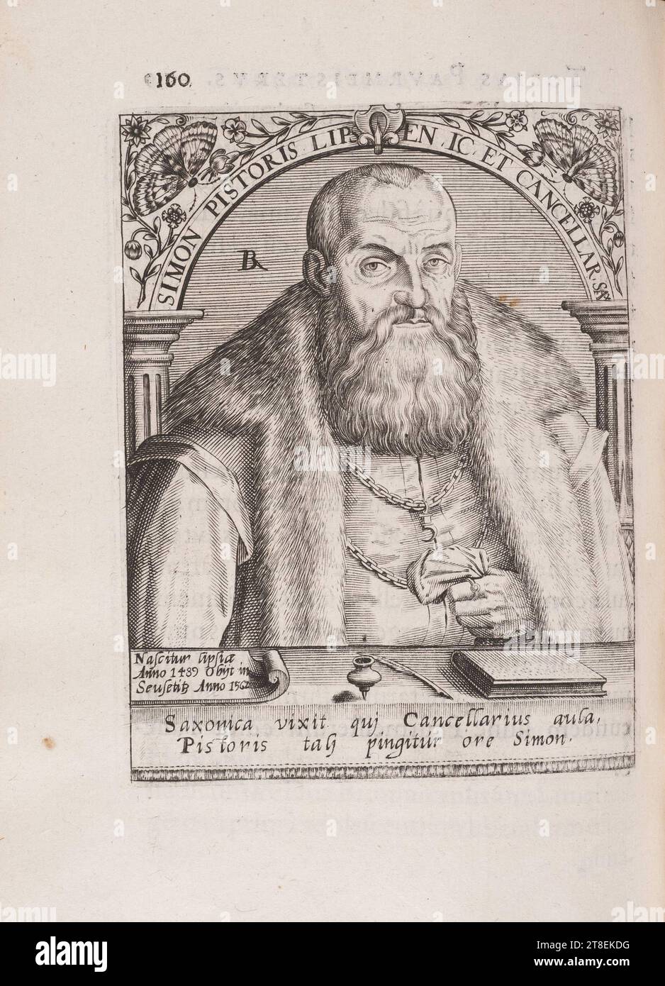 Saxonica vixit quj concellarius aula hi-res stock photography and ...