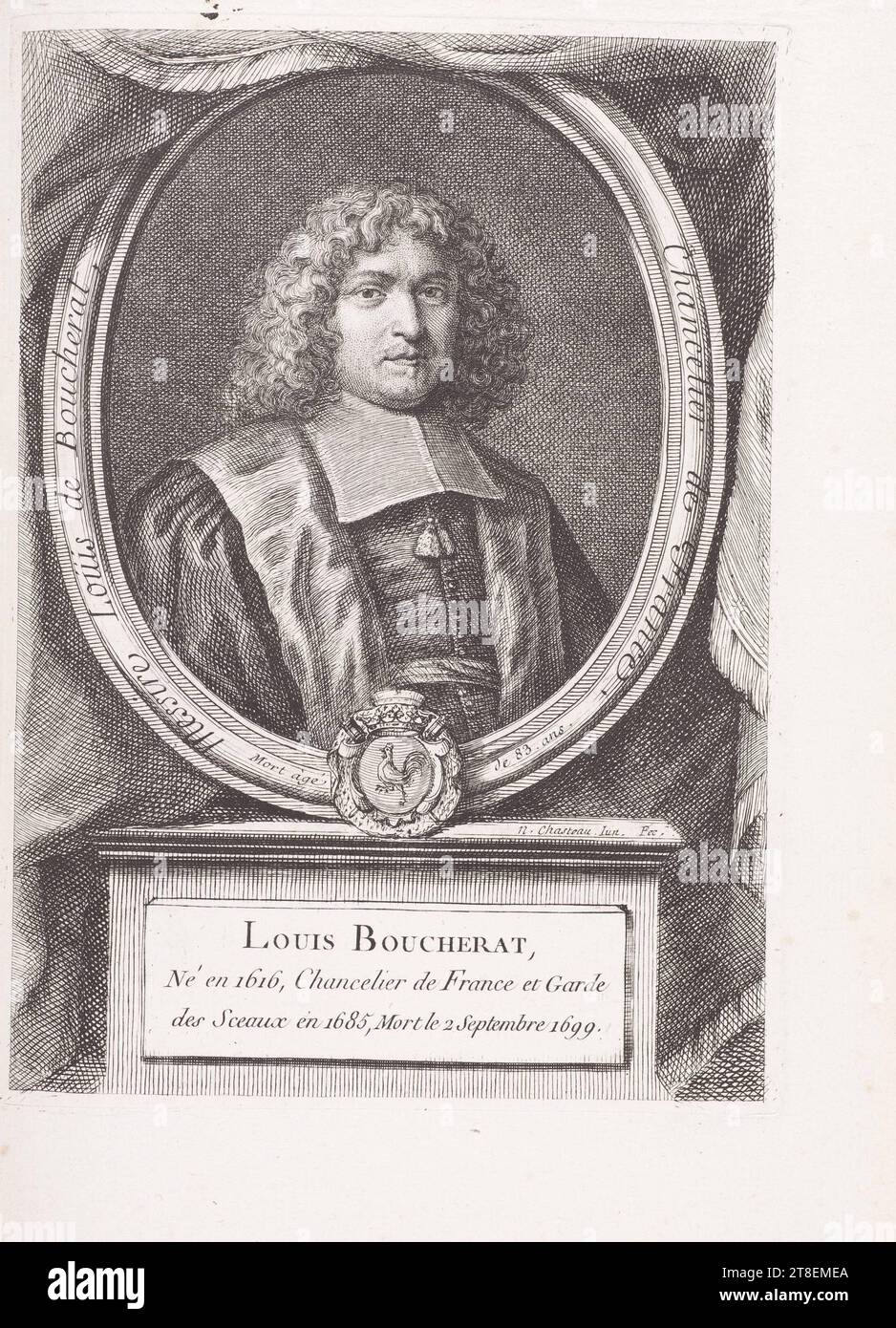 Chancellor of France, Messure Louis de Boucherat Died aged 83. years. N ...