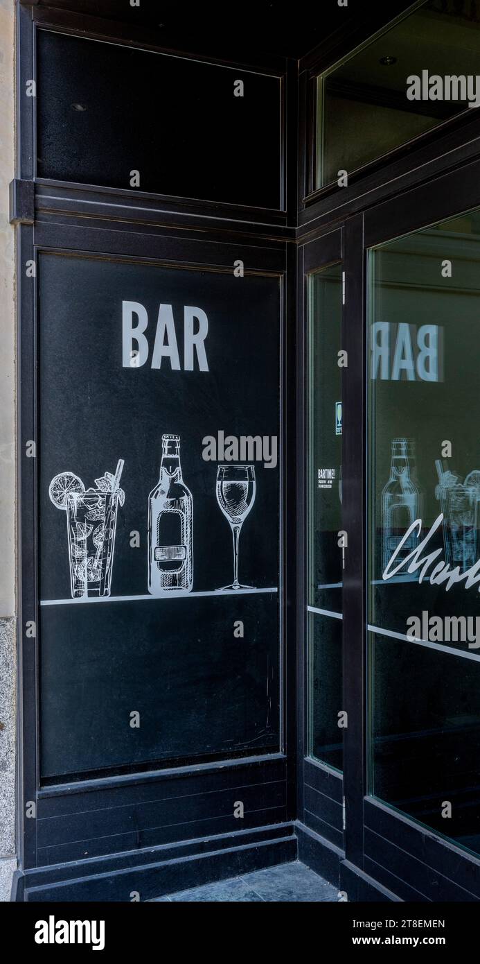 Entrance To A Bar, Berlin, Germany Stock Photo - Alamy