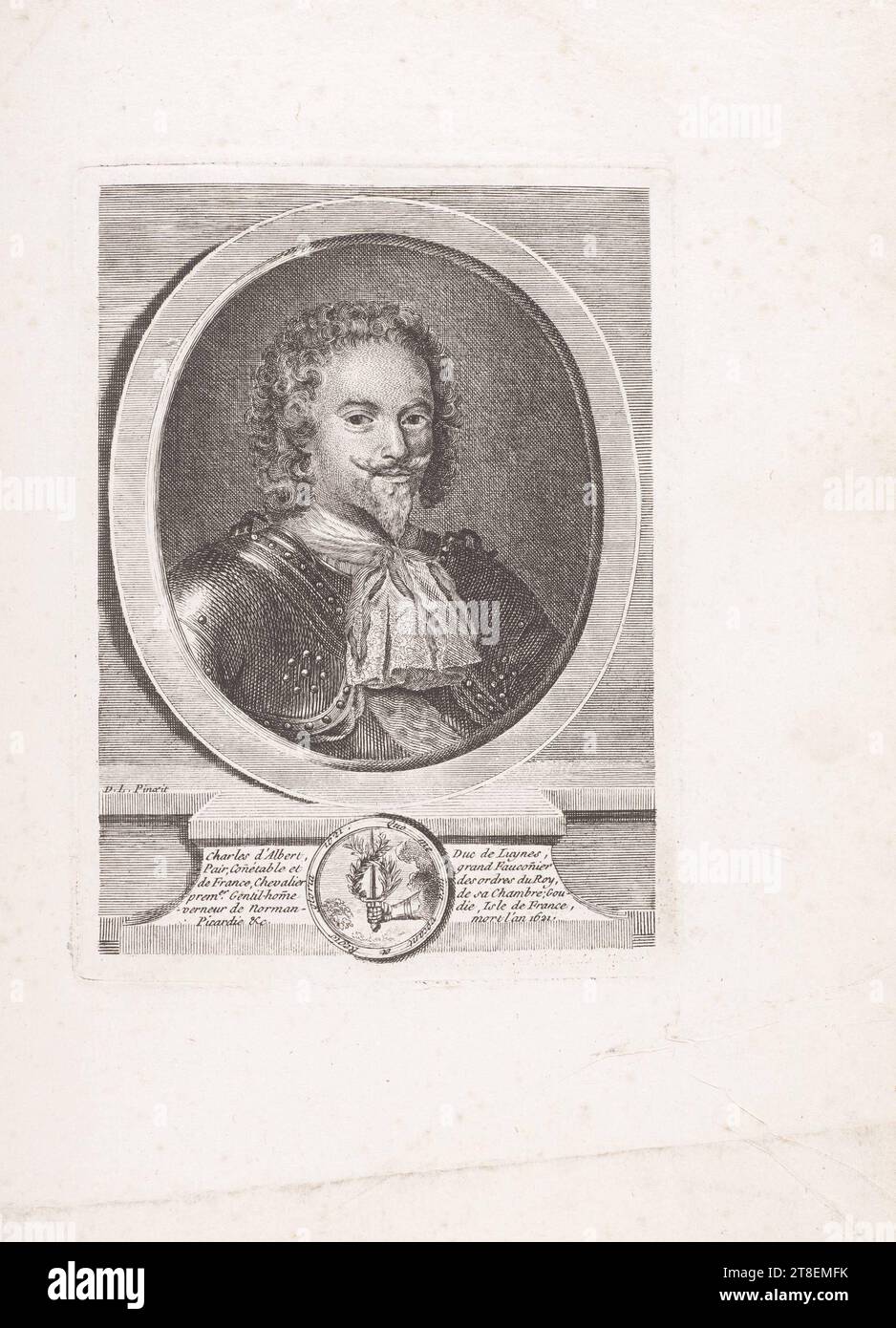 D.L. pinxit. Charles d'Albert, Duke of Luynes, Peer, Connetable and ...