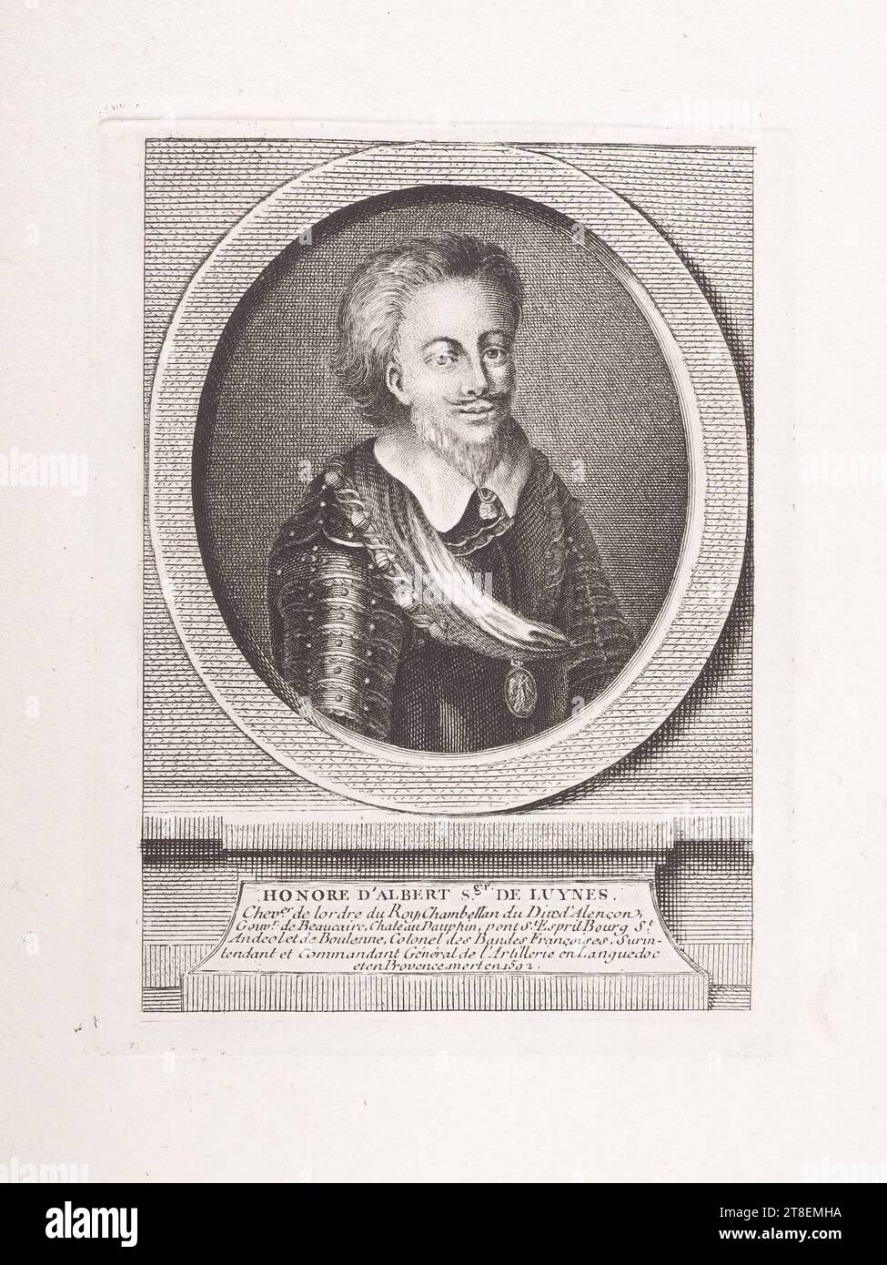 HONORE D'ALBERT Sgr DE LUYNES. Chev.er of the Order of the King ...