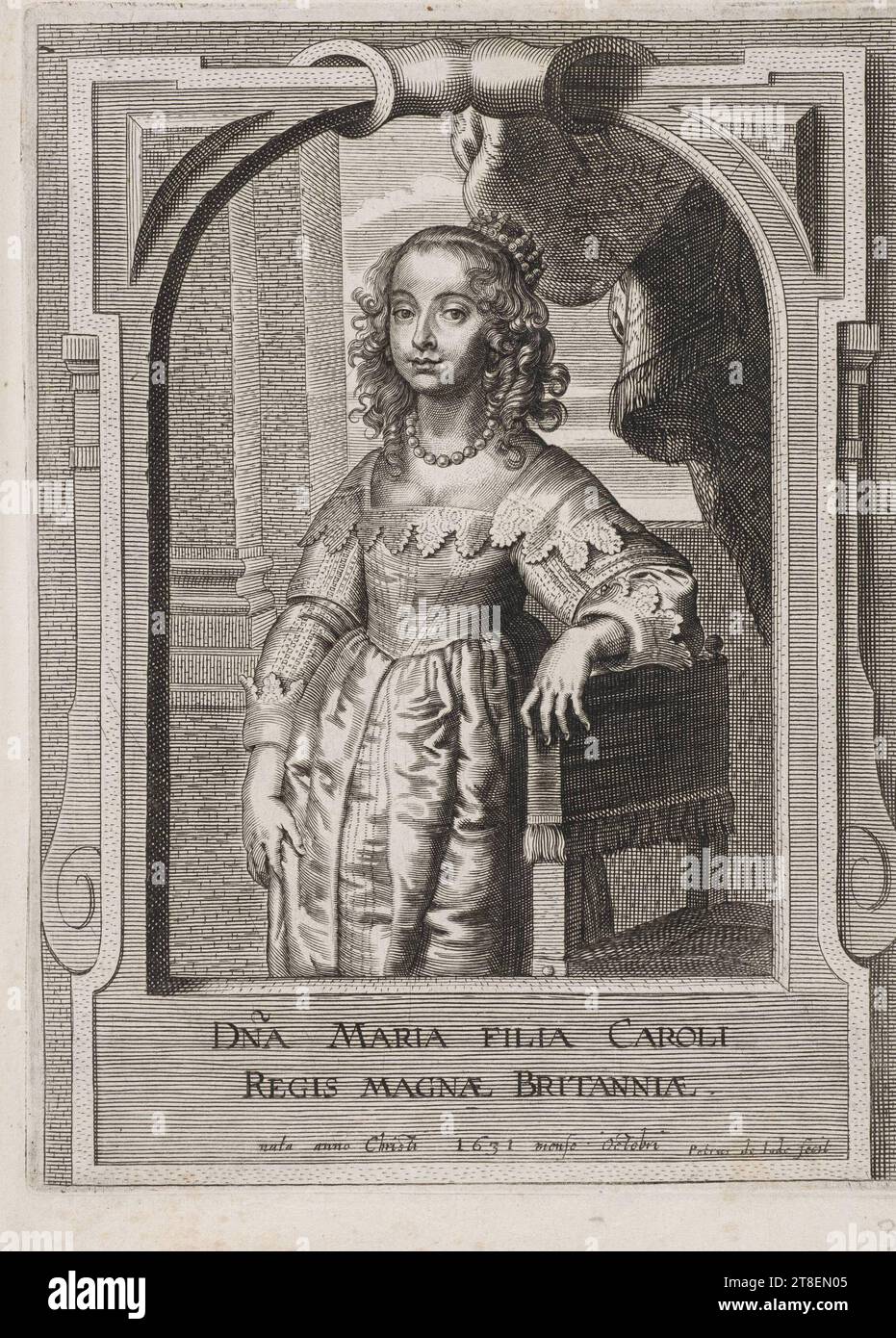 Dna maria filia caroli regis magnae britanniae nata anno christ hi-res stock photography and ...