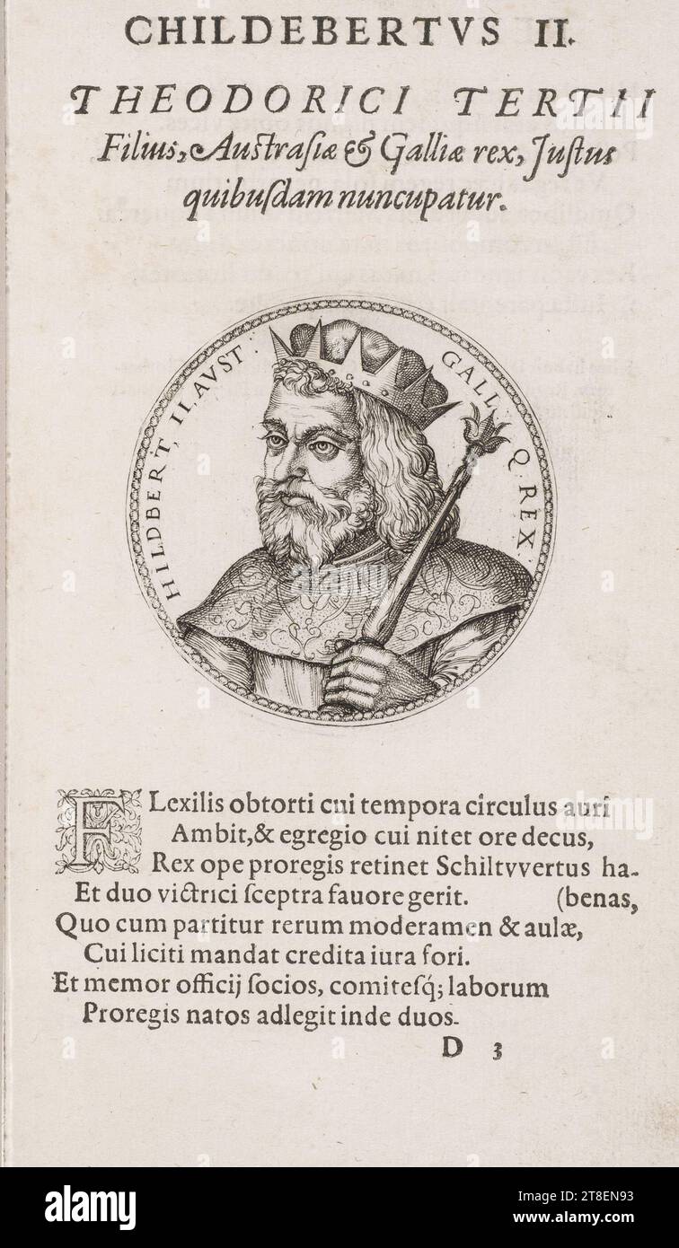 CHILDEBERT II AVST. GALL. Q. REX. CHILDEBERTVS II THEODORICI TERTII ...
