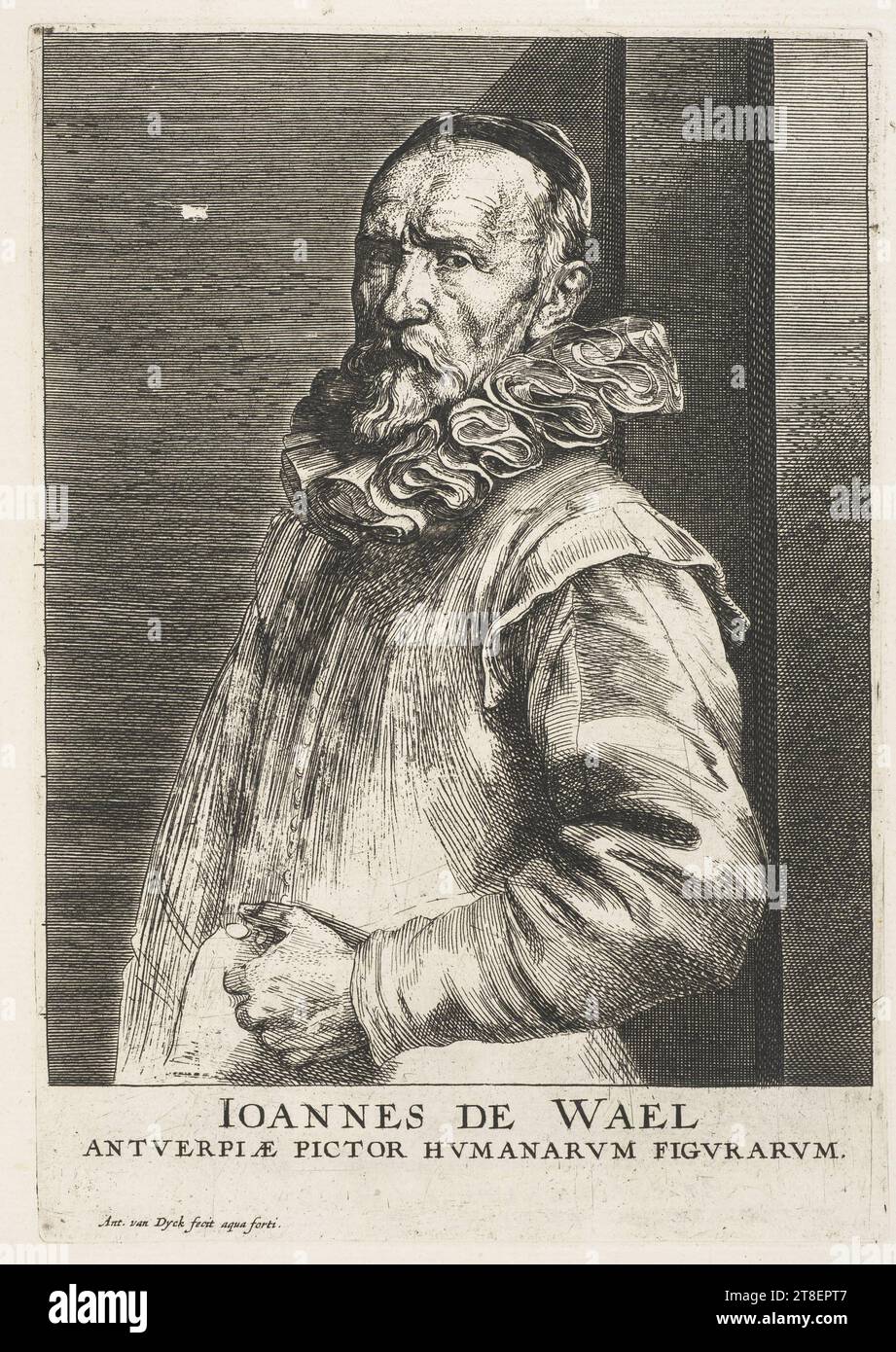 IOANNES DE WAEL ANTVERPIÆ PICTOR HVMANARVM FIGVRARVM. Anthony van Dyck ...