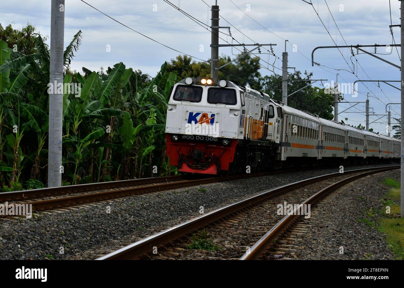Regional rail in indonesia hi-res stock photography and images - Alamy