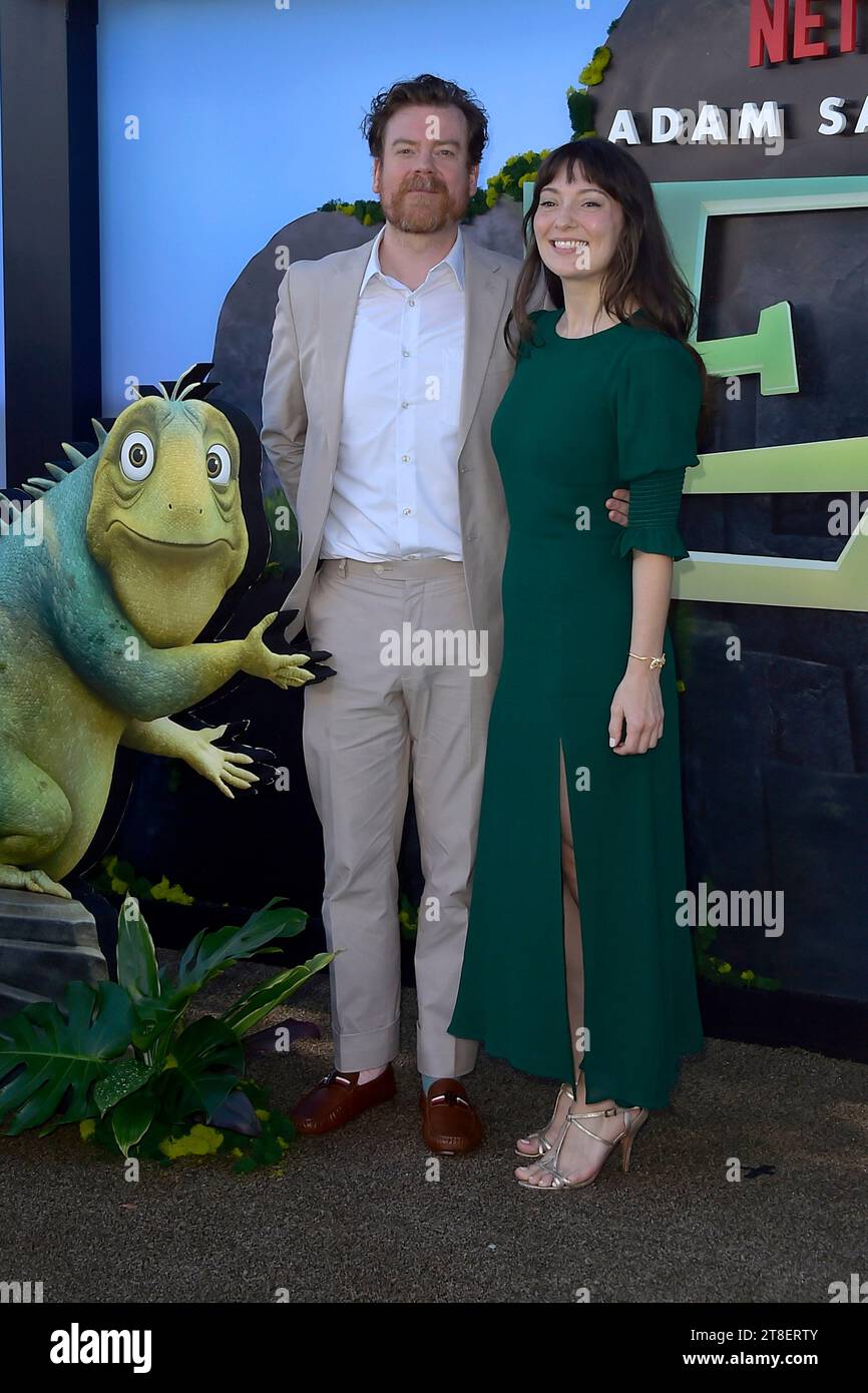 Scott Stangland und Tiffany Topel bei der Premiere des Netflix ...