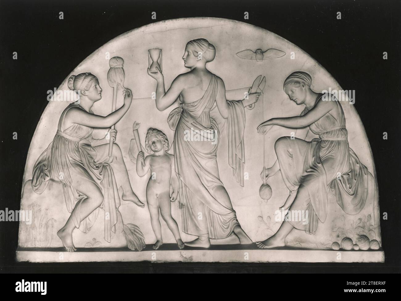 The Fates, Bertel Thorvaldsen, 1770-1844, 1864, Sculpture, Relief, The ...