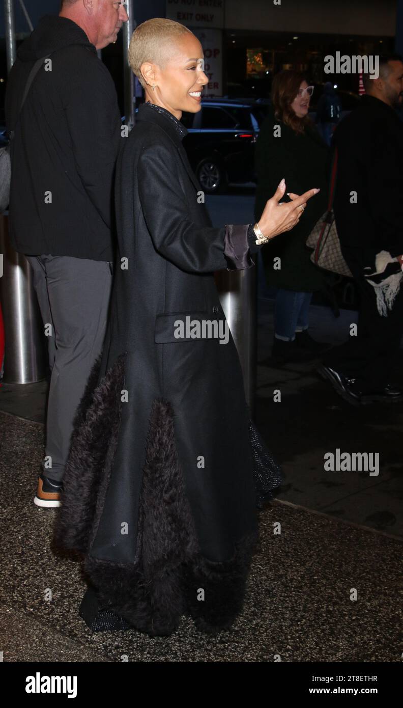 Jada Pinkett Smith visits CBS Morning Show in New York City to talk ...