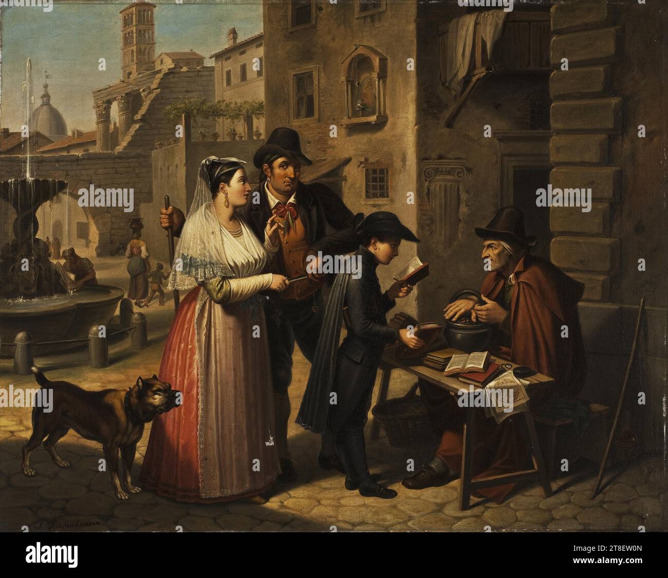 Painted bookseller hi-res stock photography and images - Alamy