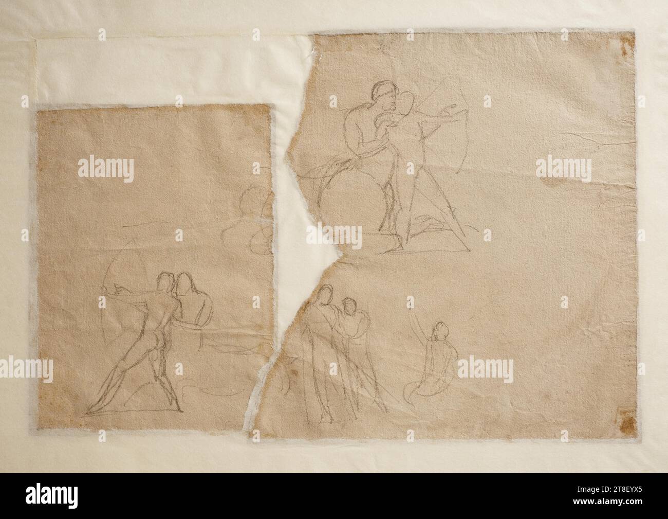 Chiron Teaches Achilles Archery. Hercules and Hebe (?), Bertel ...