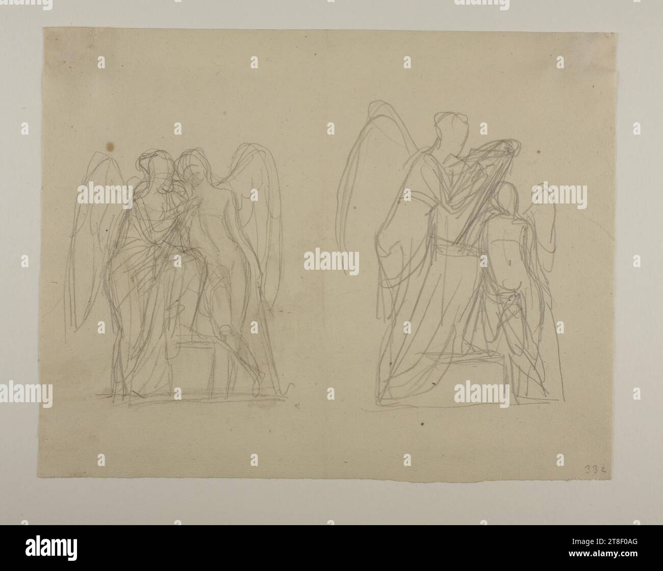 The Genii of Life and Death for the Monument to Eugène de Beauharnais ...