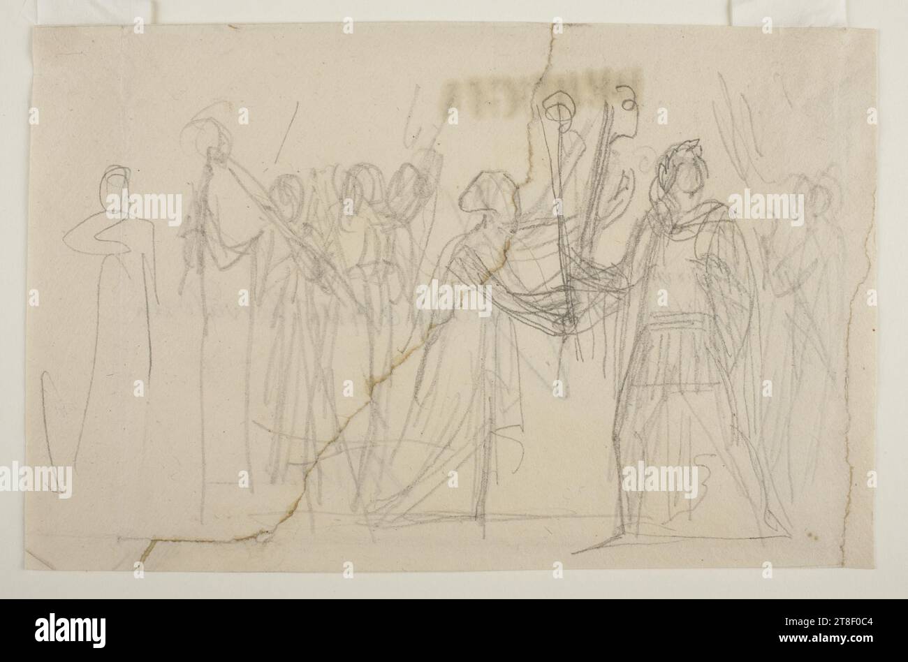 Alexander the Great Provoked by Thaïs to Set Fire to Persepolis, Bertel ...