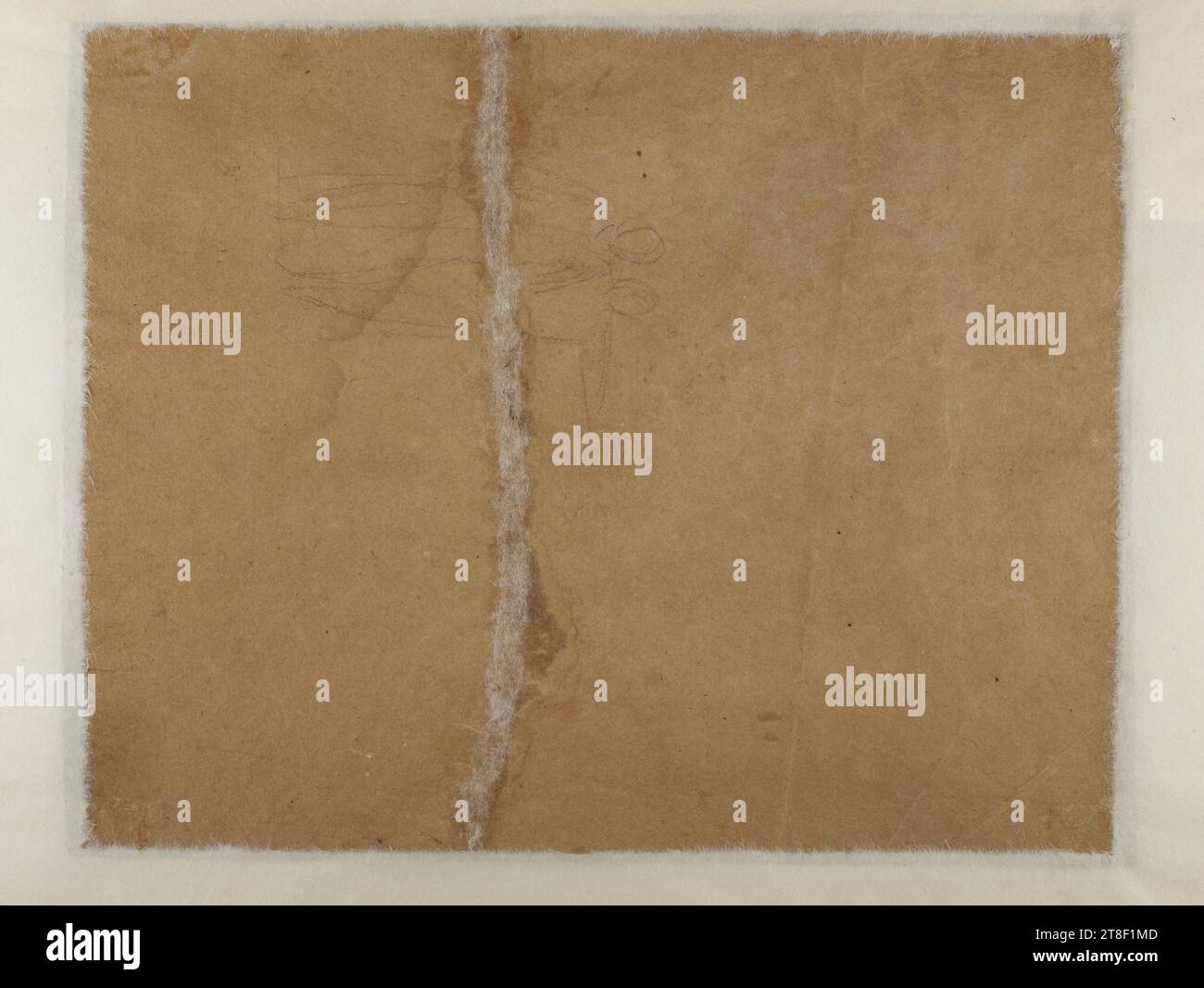 Two figures, Bertel Thorvaldsen, 1770-1844, Drawing, Paper, Color ...